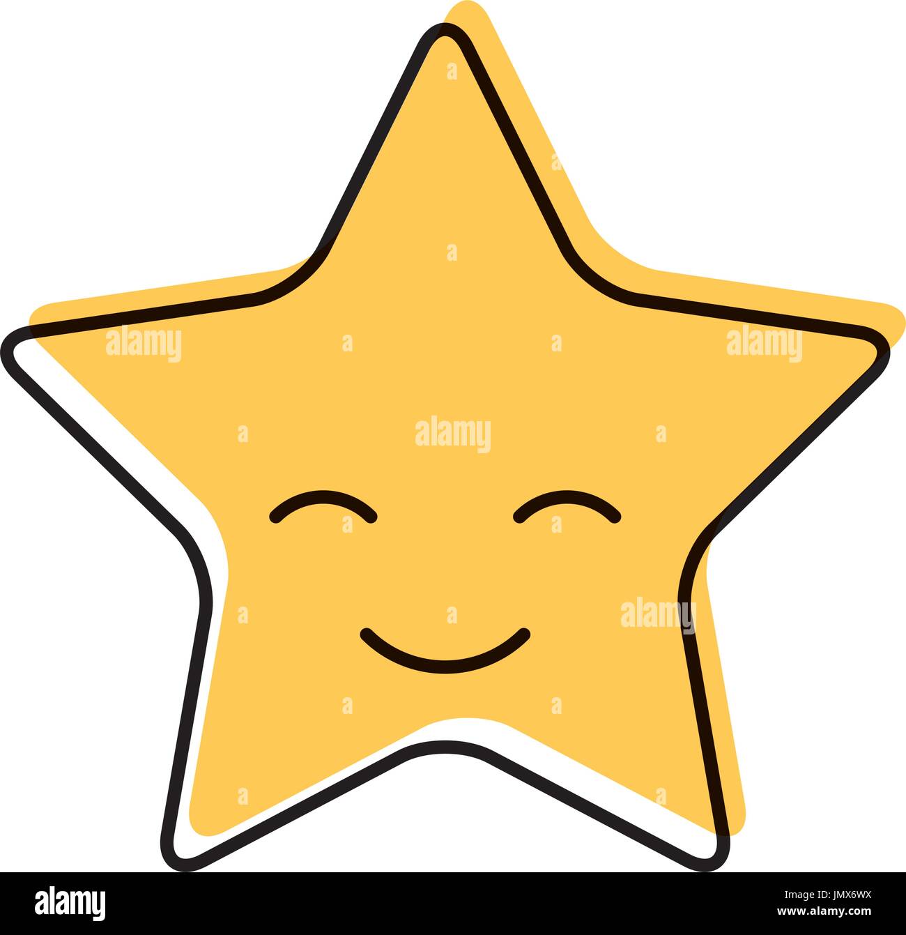 cute stars kawaii character Stock Vector Image & Art - Alamy