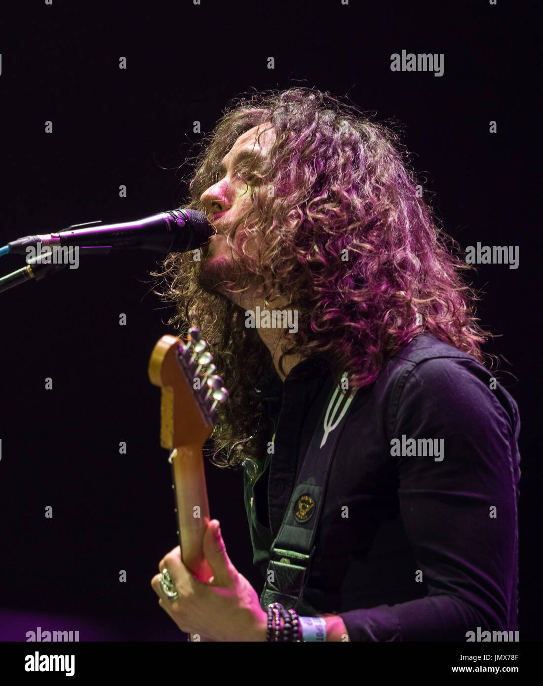 RavenEye performing live at Meo Arena in Lisbon Featuring: Oli Brown ...