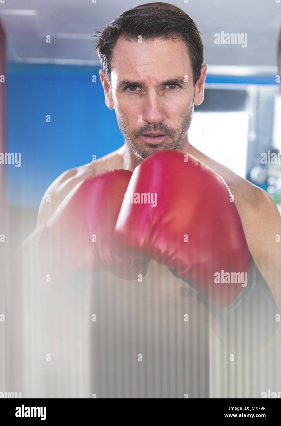 Digital composite boxer fighter hi-res stock photography and images - Alamy