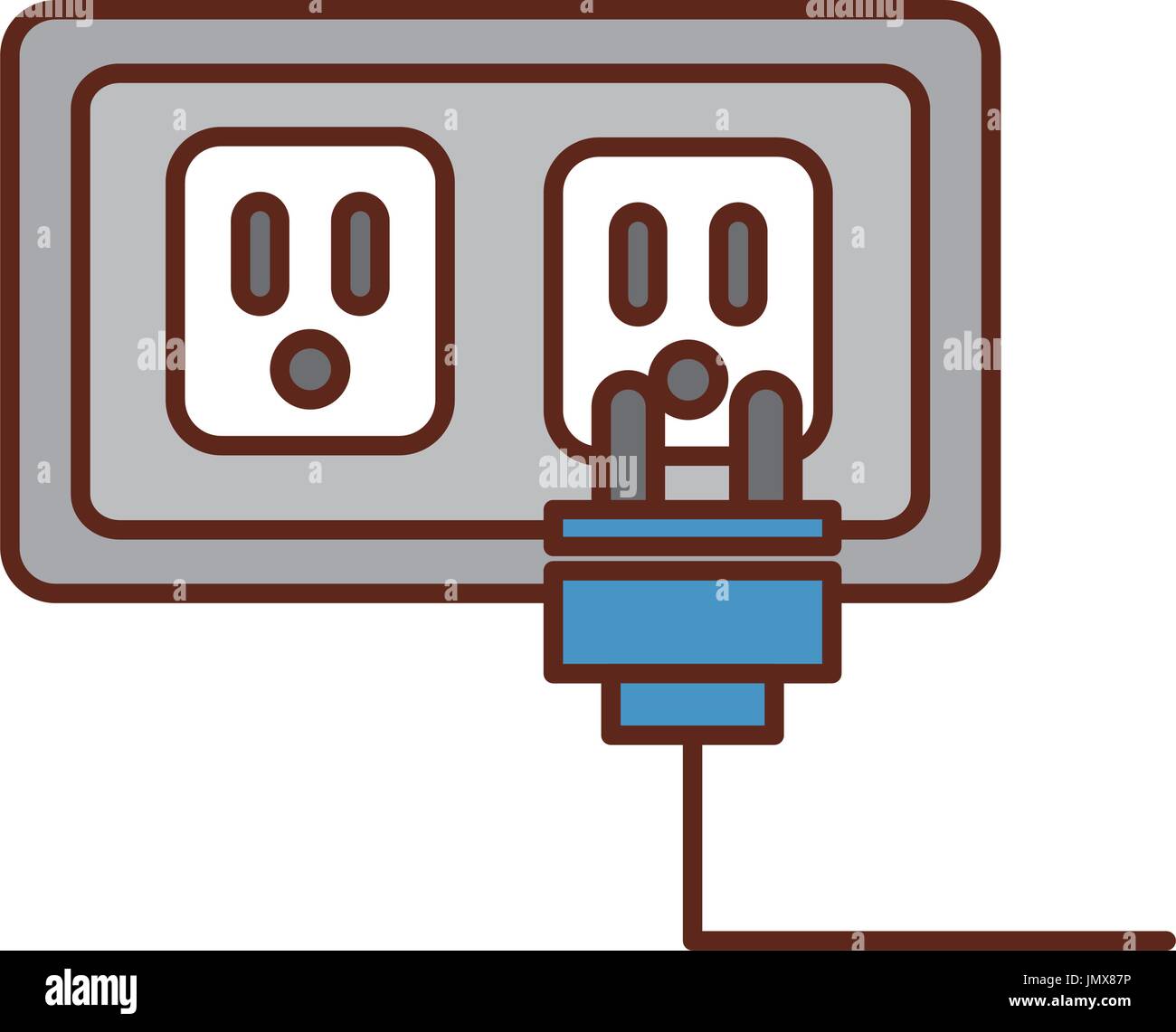 wire cable connector icon Stock Vector Image & Art - Alamy