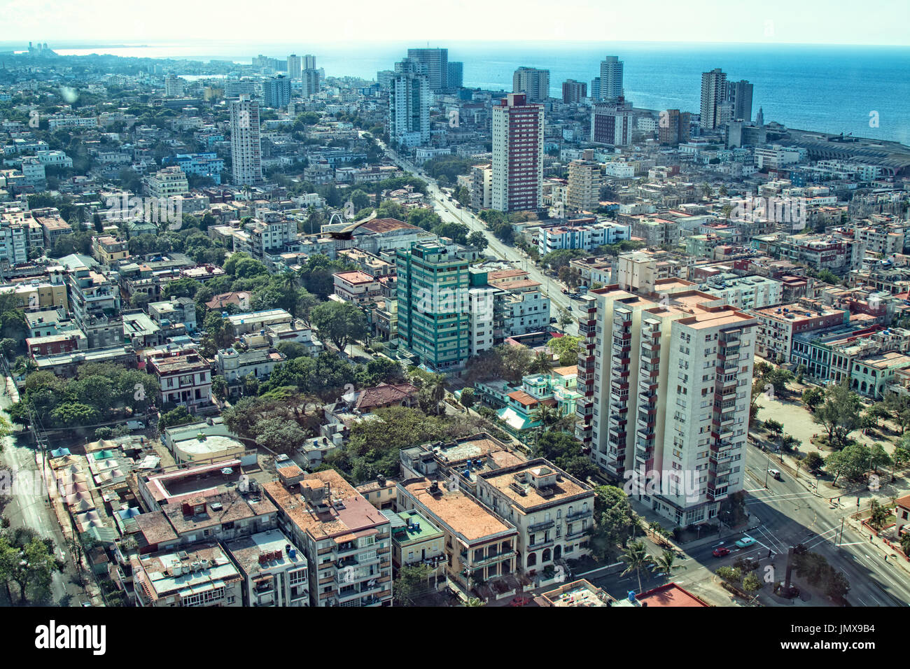 Aerial view of Havana, Cuba Stock Photo - Alamy
