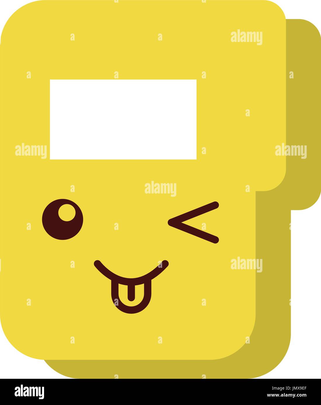 Folder document kawaii character hi-res stock photography and images ...