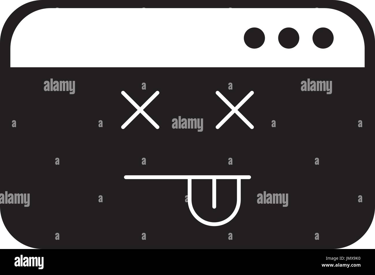 template webpage kawaii character Stock Vector Image & Art - Alamy