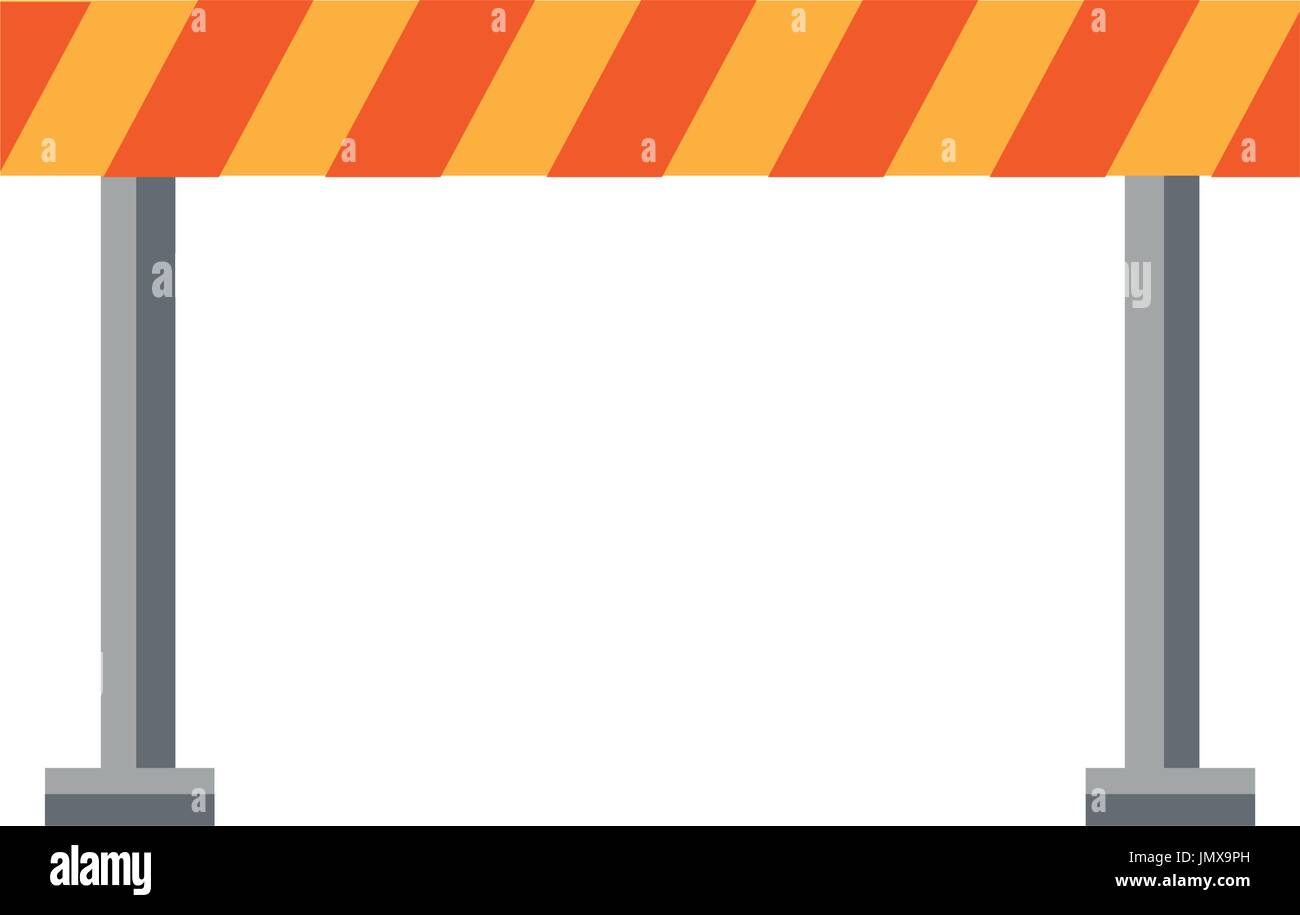 traffic fence isolated icon Stock Vector Image & Art - Alamy