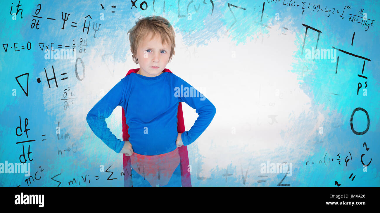 Illustration of mathematics symbols against grey background Stock Photo ...