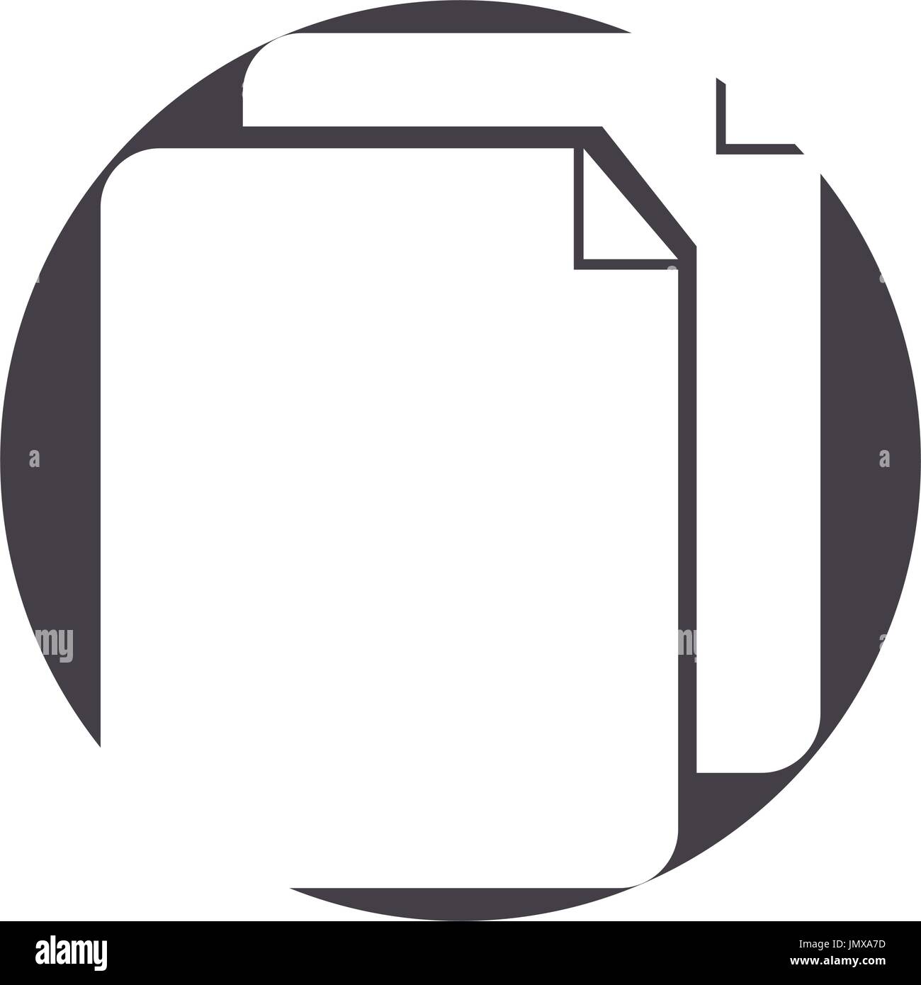 paper document isolated icon Stock Vector Image & Art - Alamy