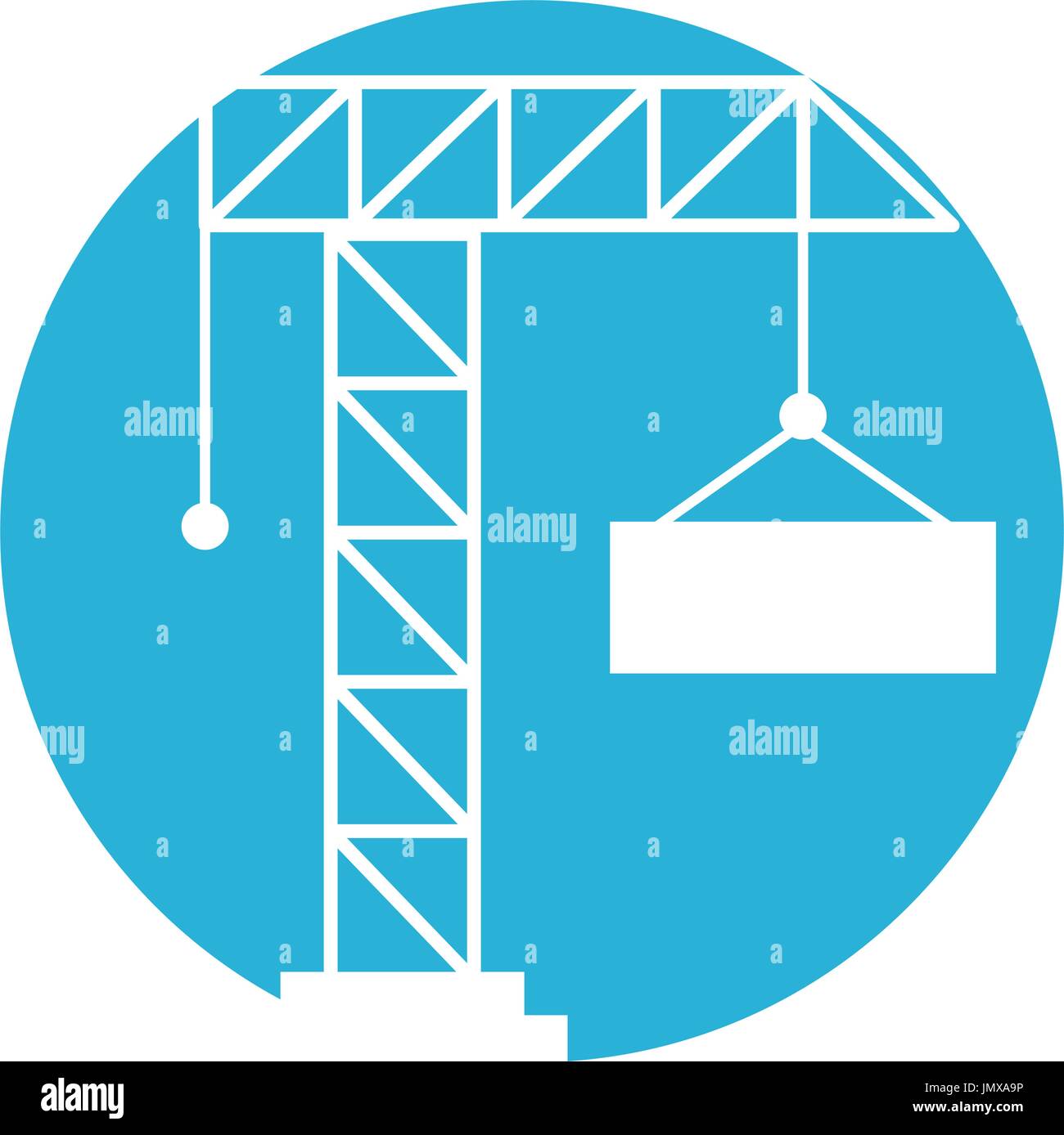 crane construction isolated icon Stock Vector Image & Art - Alamy