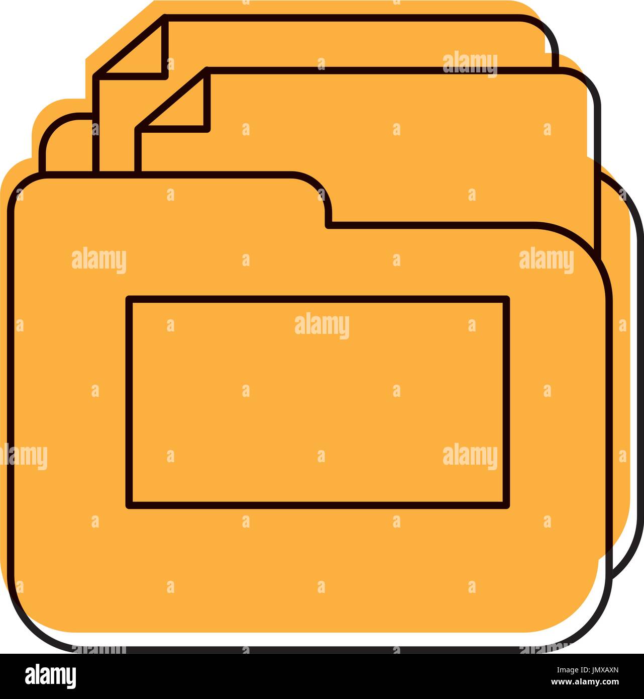 folder document isolated icon Stock Vector Image & Art - Alamy