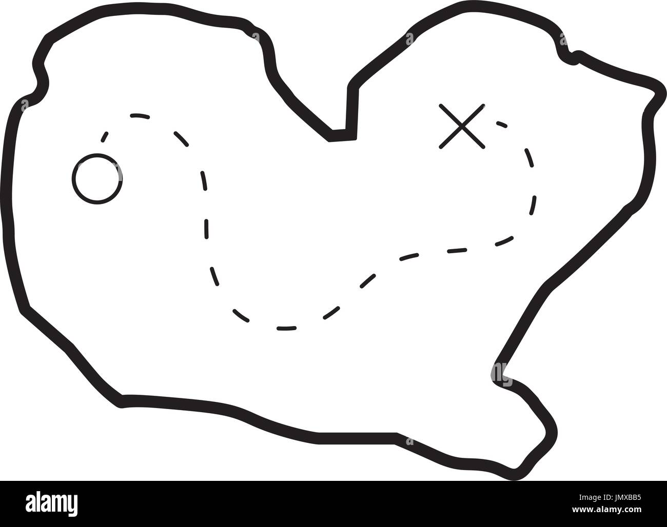 treasure map game icon Stock Vector Image & Art - Alamy