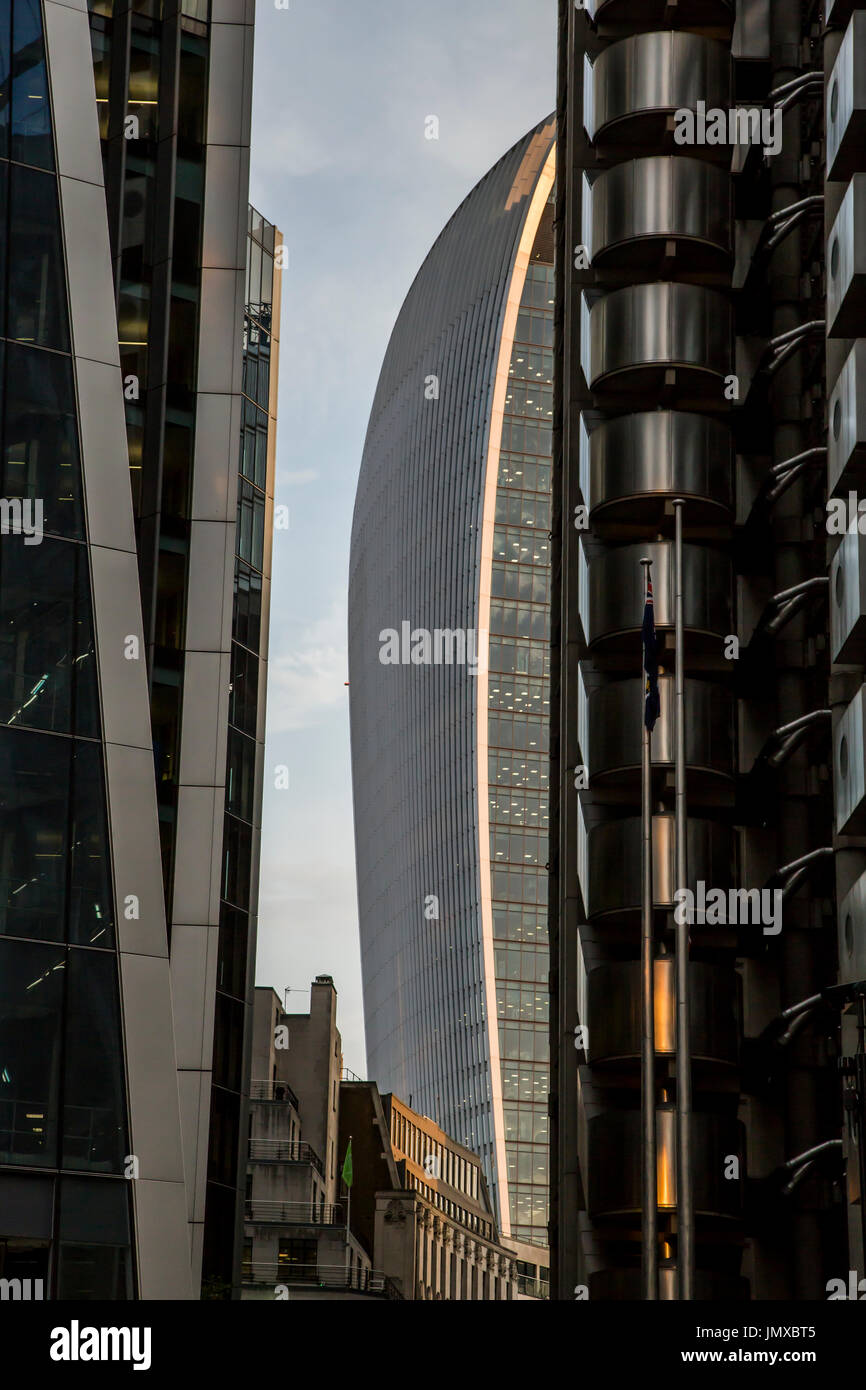 Abstract London cityscape. City of London, United Kingdom Stock Photo ...