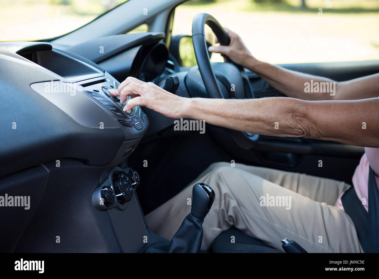 Mid section active senior woman hi-res stock photography and images - Alamy
