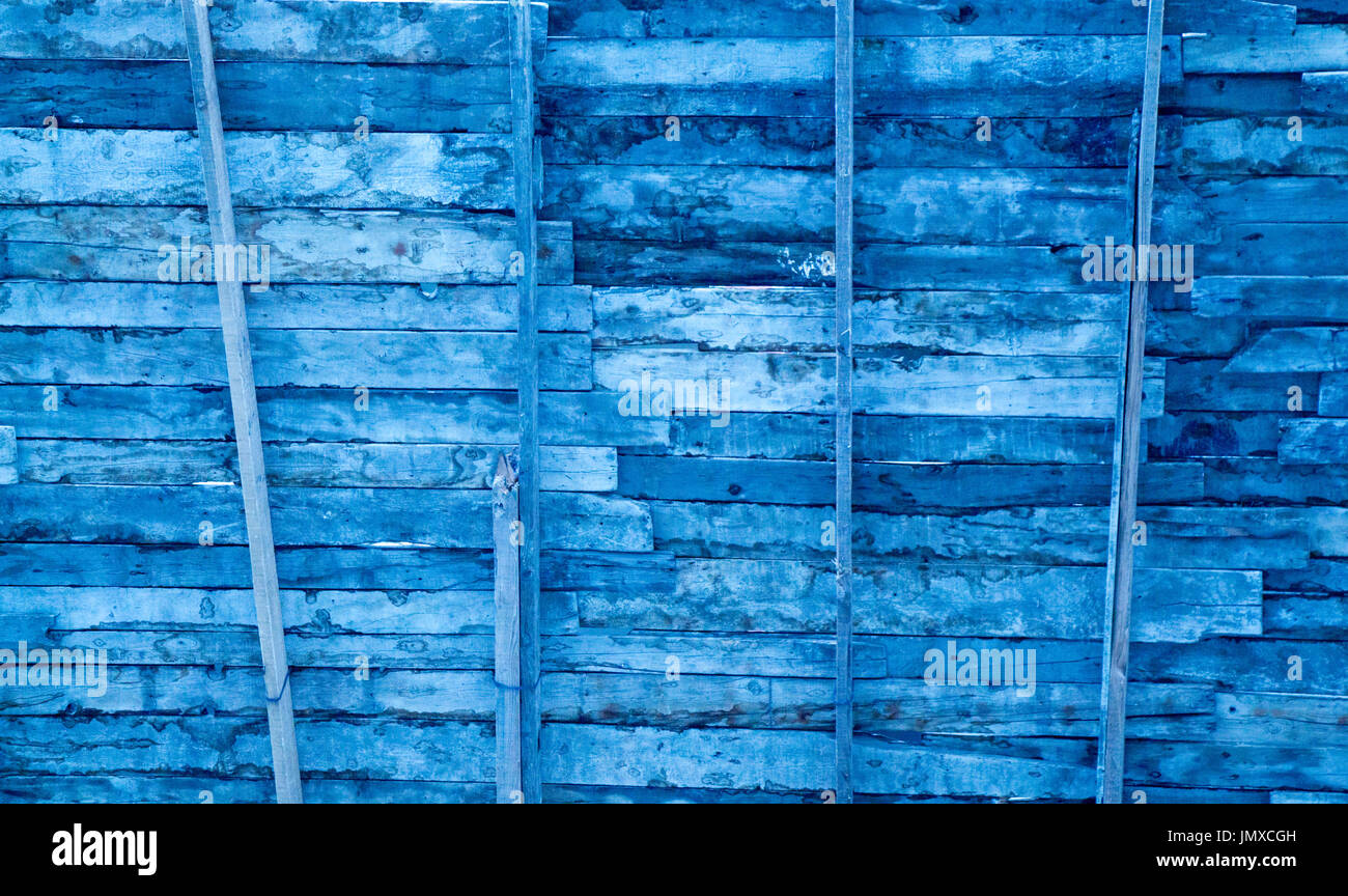 Texture details of an old wooden plunks as background Stock Photo - Alamy
