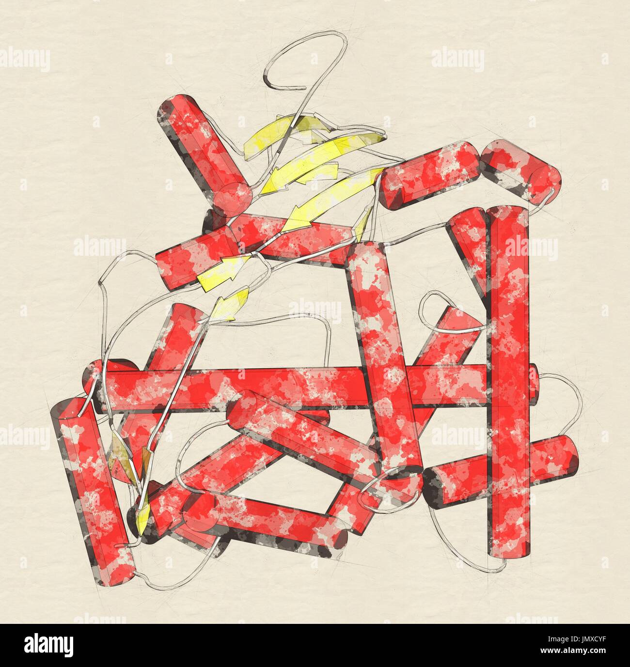 Cytochrome P450 (CYP2D6) liver enzyme, in complex with the alkaloid ...