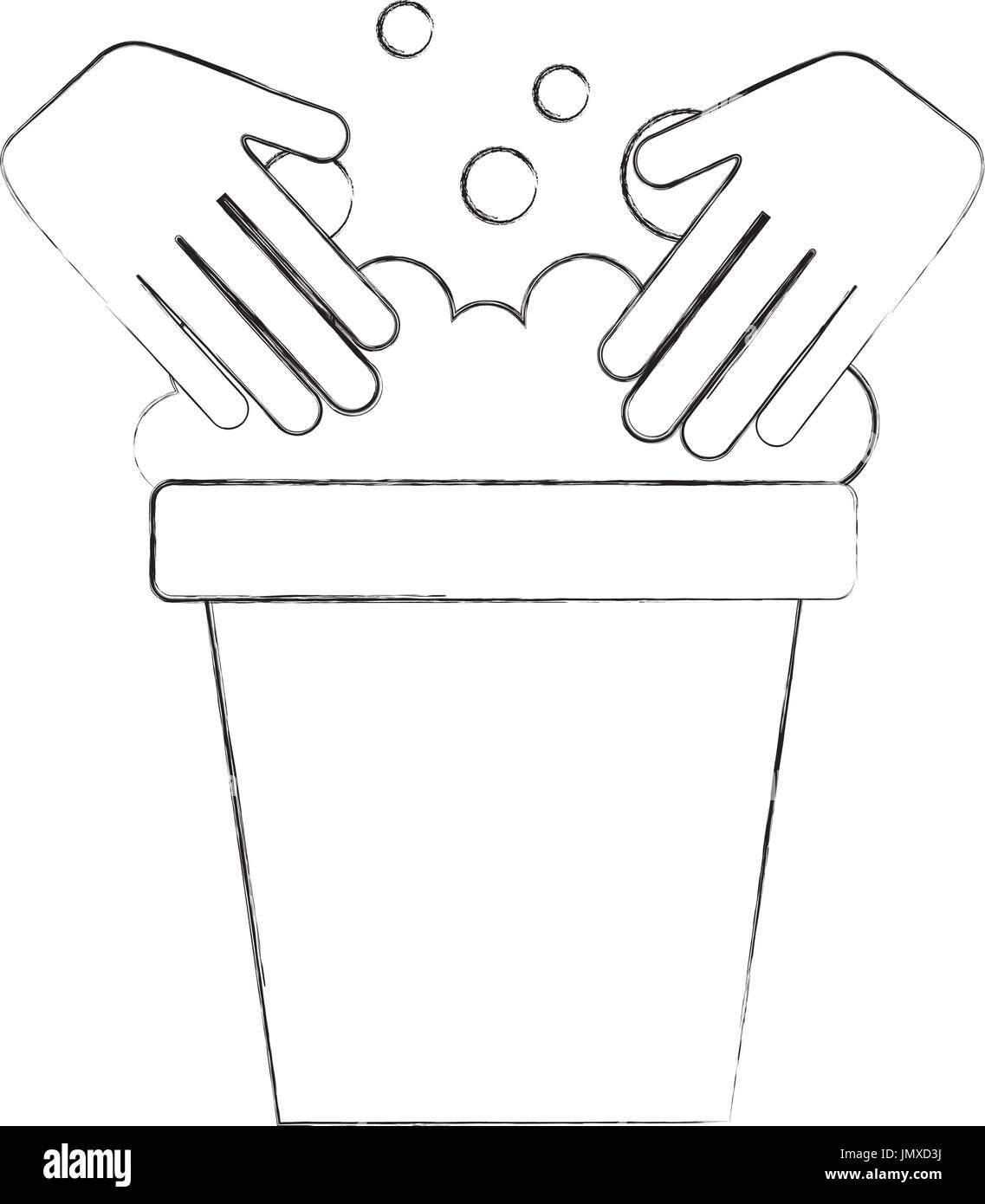 Bucket clipart Black and White Stock Photos & Images - Alamy