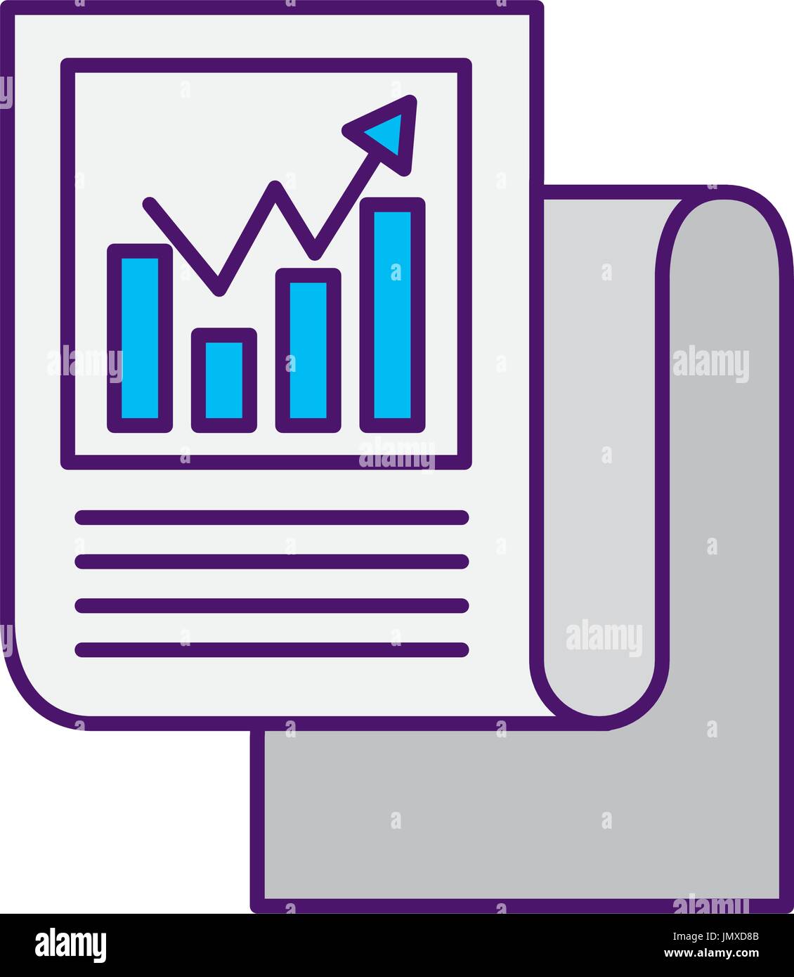 Statistical report isolated icon Stock Vector Image & Art - Alamy