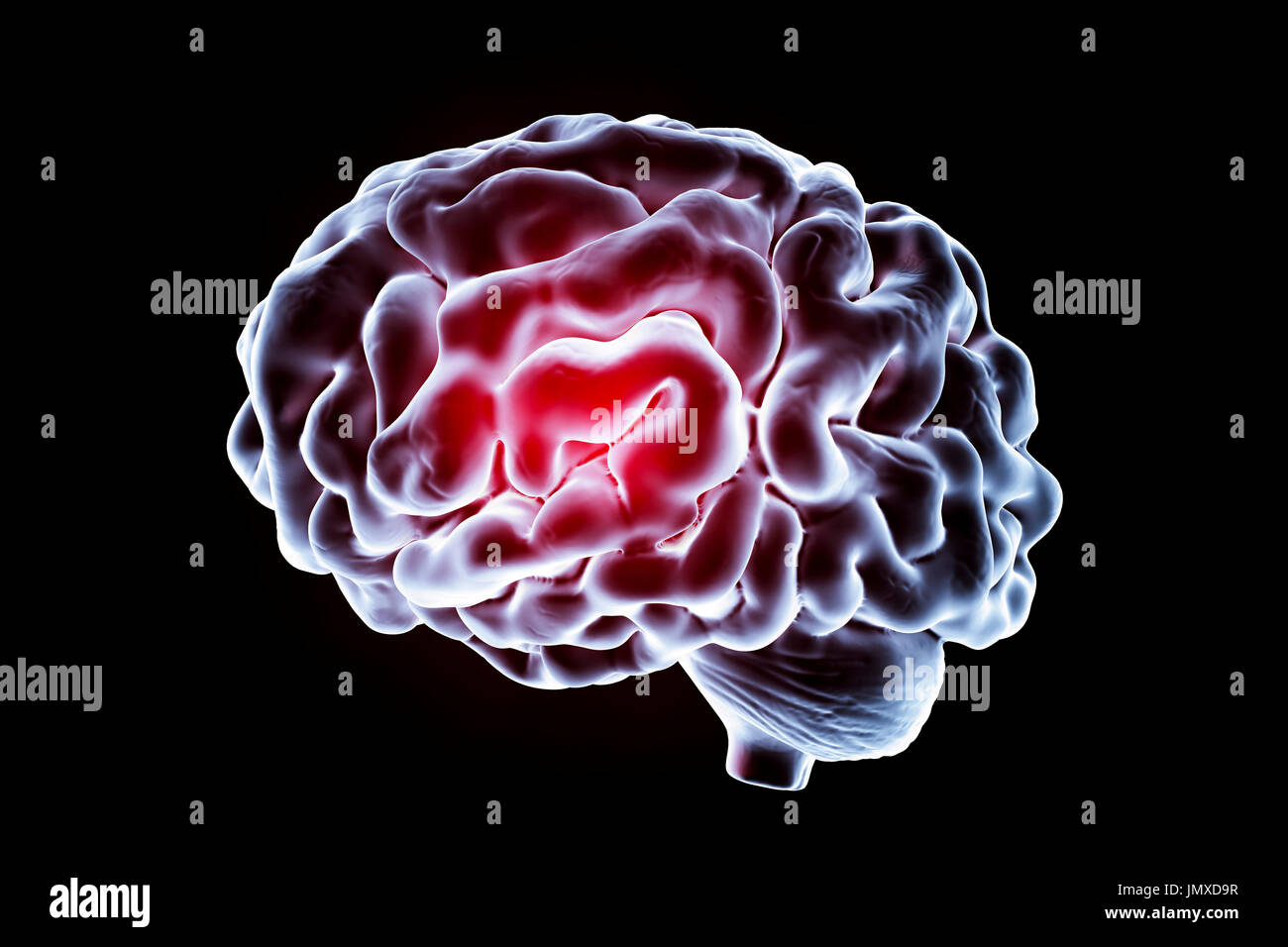 Human brain, computer illustration Stock Photo - Alamy