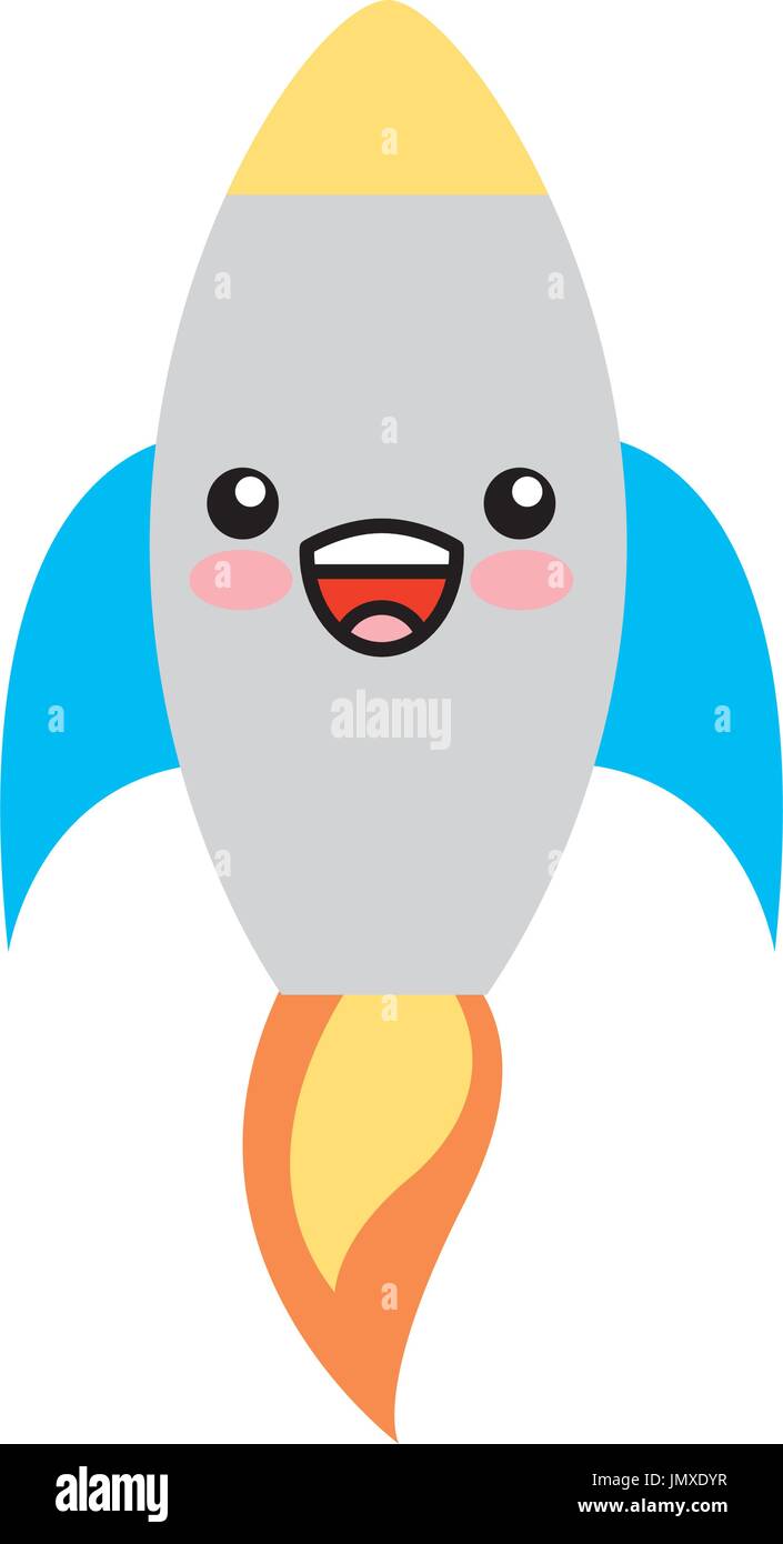rocket launcher kawaii character Stock Vector Image & Art - Alamy