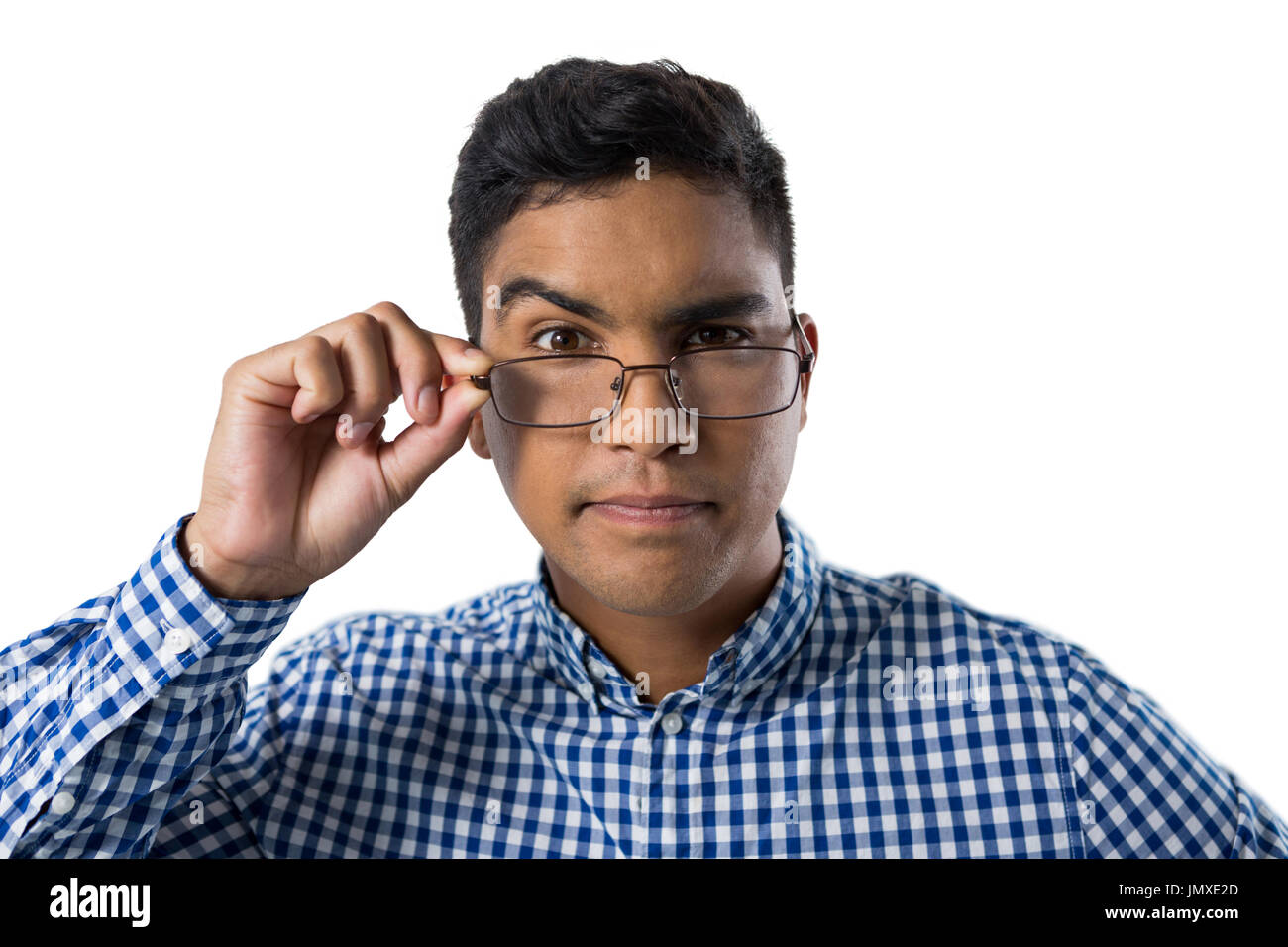 Man wearing spectacles hi-res stock photography and images - Alamy