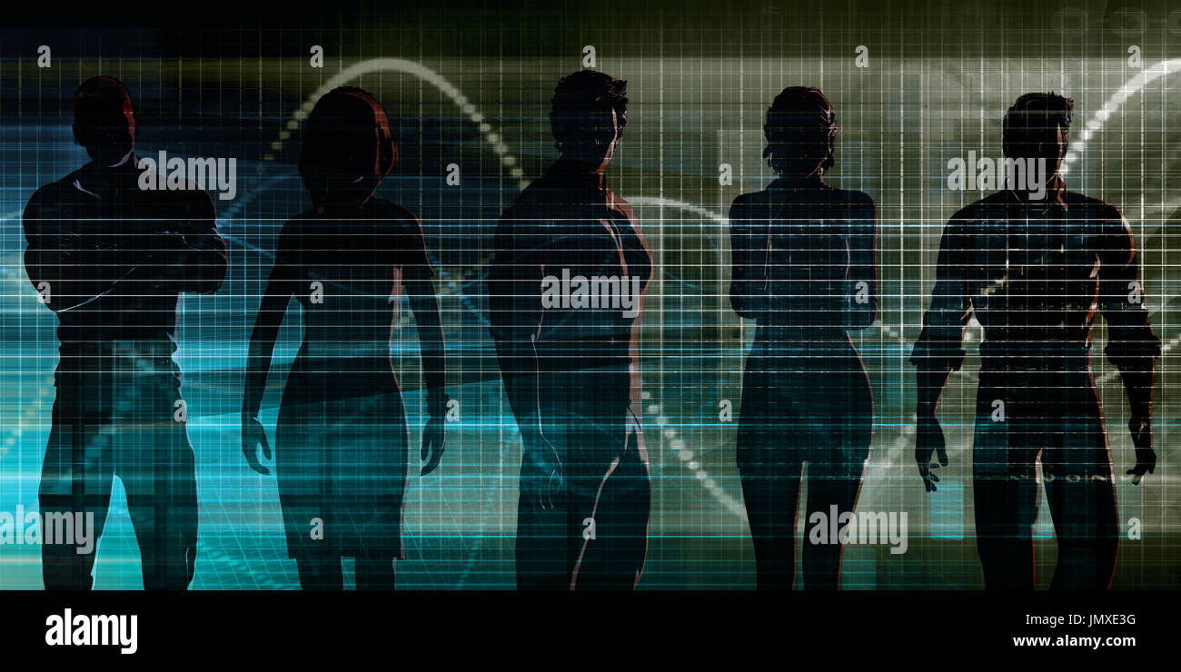 Human Resources Management Abstract Background as Concept Stock Photo ...