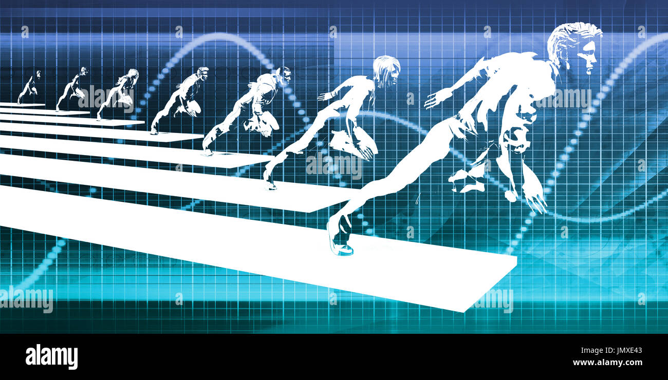 Winning the Race as a Business Concept with Skill Stock Photo - Alamy