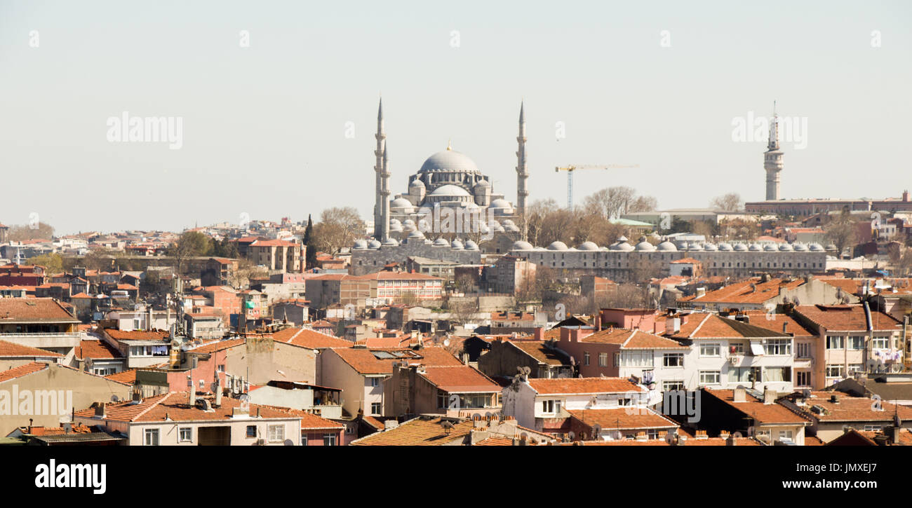 Outer view of Ottoman style mosque in Istanbul Stock Photo - Alamy