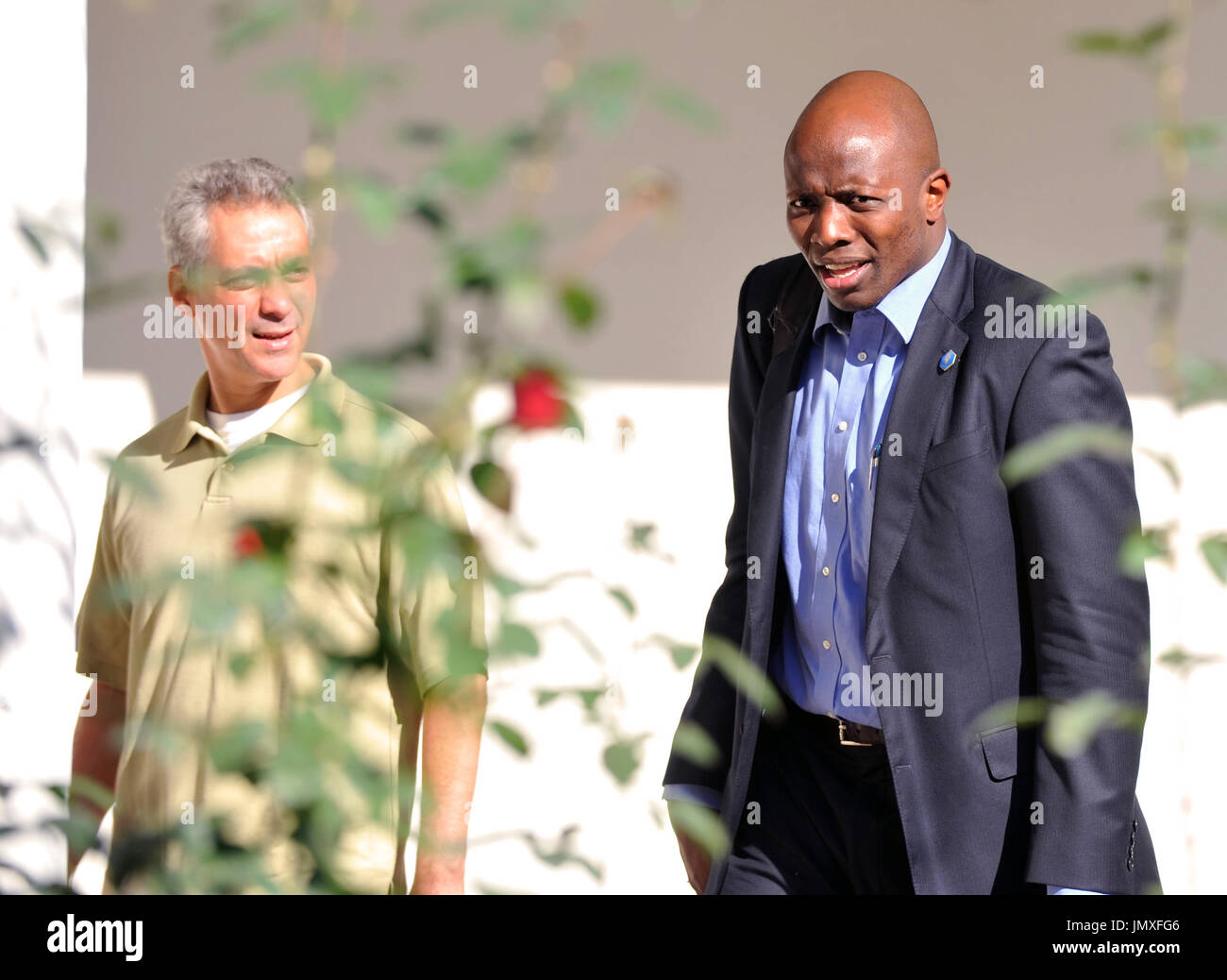 Washington, D.C. - November 8, 2009 -- White House Chief of Staff Rahm ...