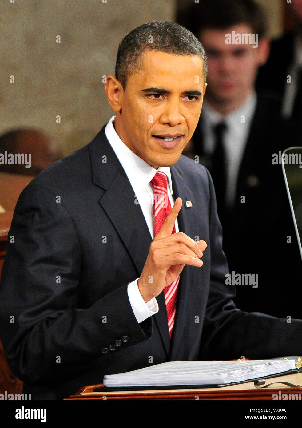 United States President Barack Obama delivers his first State of the ...