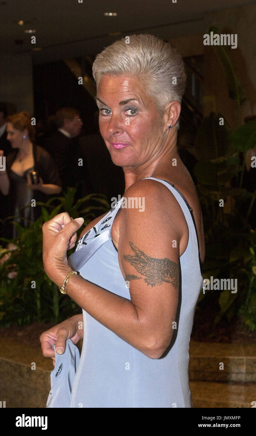 Washington, DC - April 28, 2001 -- Maralyn "Mad Dog" Hershey of the CBS ...