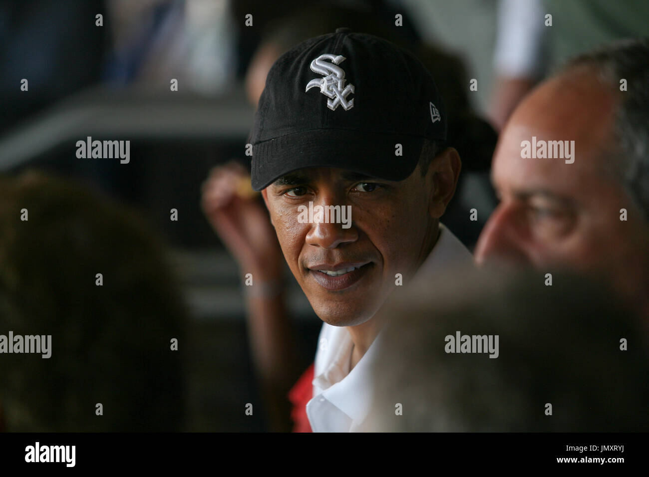 United States President Barack Obama traveled with his two daughters ...