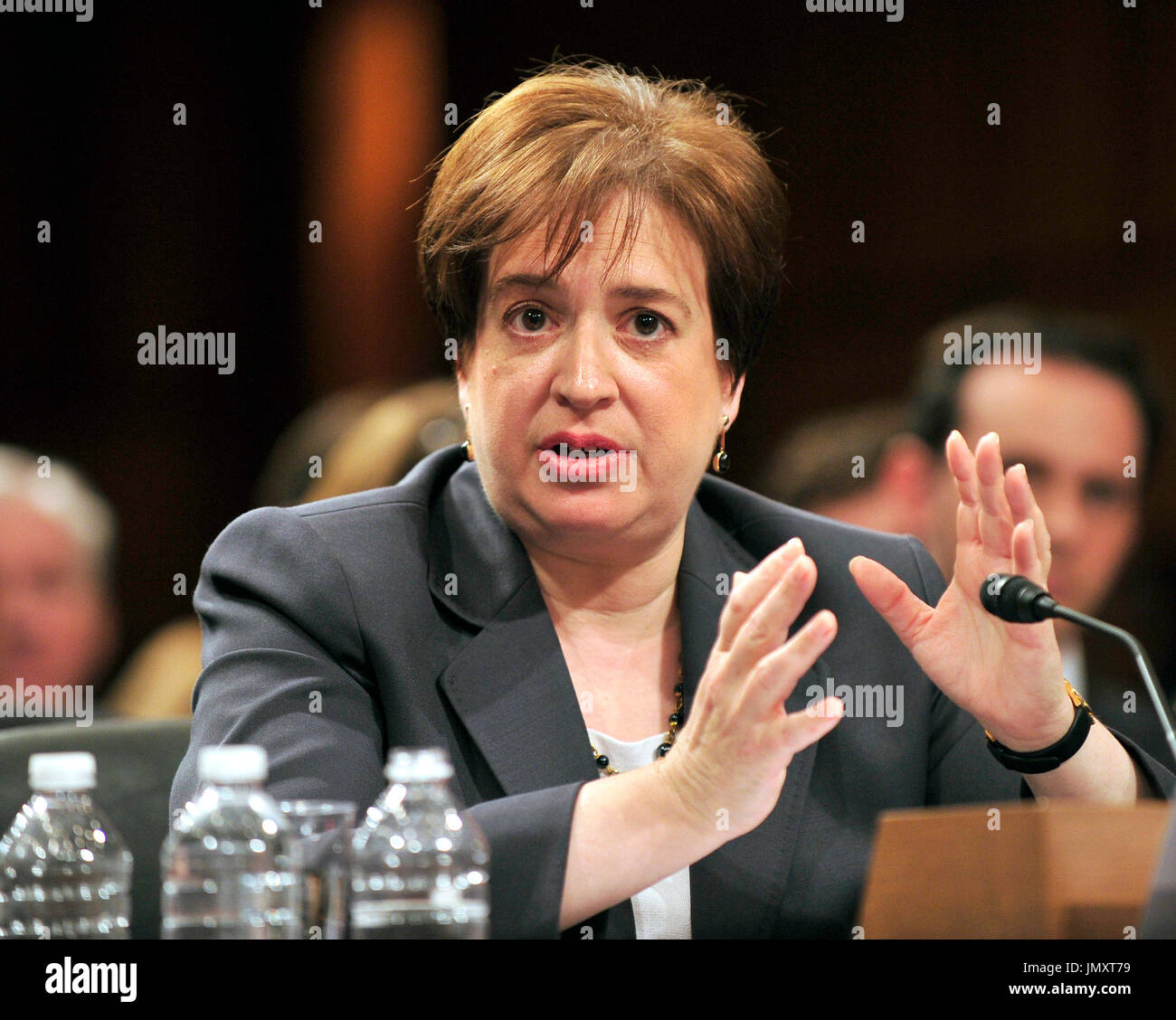 United States Solicitor General Elena Kagan testifies at her ...