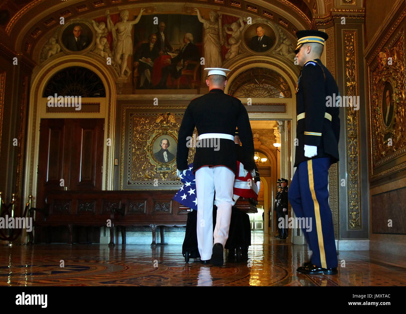 Military District of Washington honor guards escort United States ...