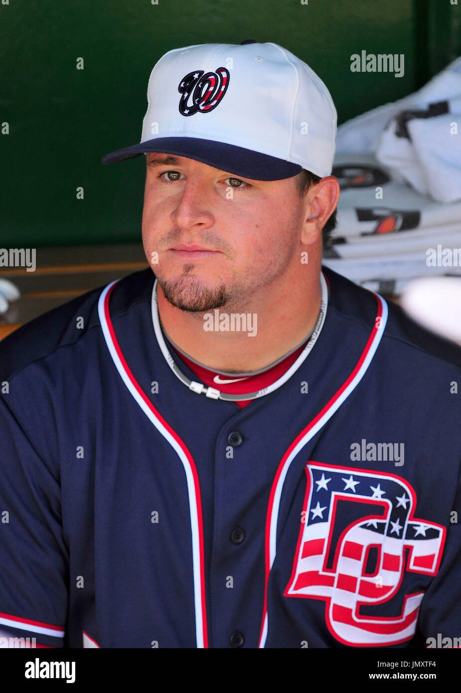 Washington Nationals pitcher Matt Capps (55) after being named to the ...