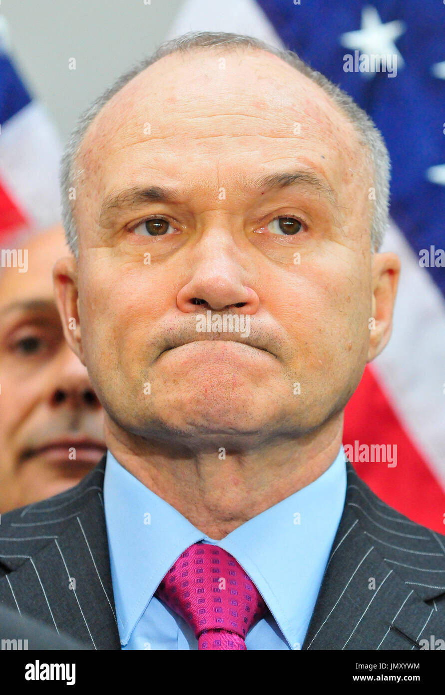New York City Police Commissioner Ray Kelly speaks at a press ...