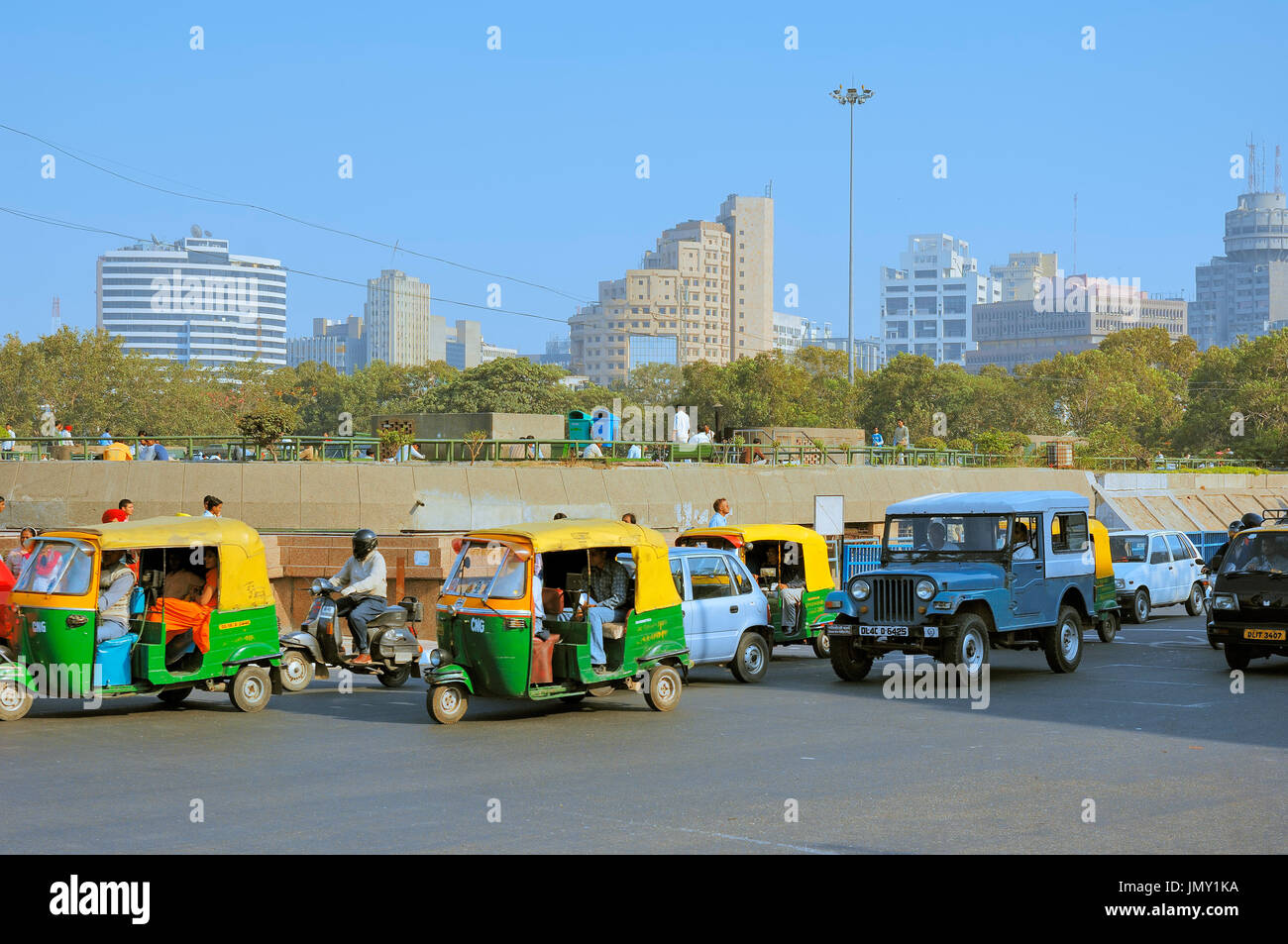 New dehli cars hi-res stock photography and images - Alamy