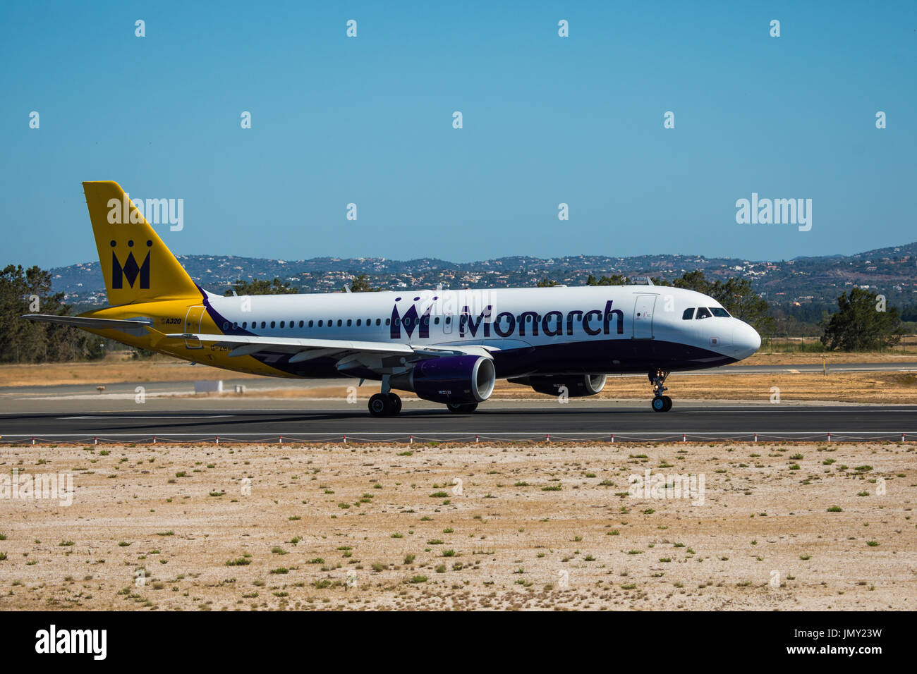 Monarch plane sunset hi-res stock photography and images - Alamy