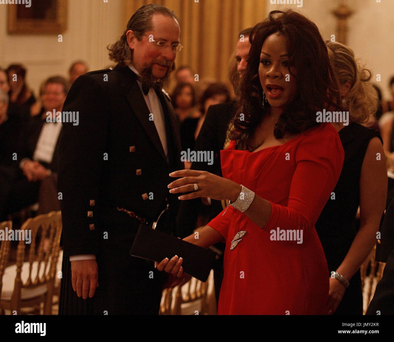 Washington, DC - December 6, 2009 -- Opera great Denyse Graves looks ...