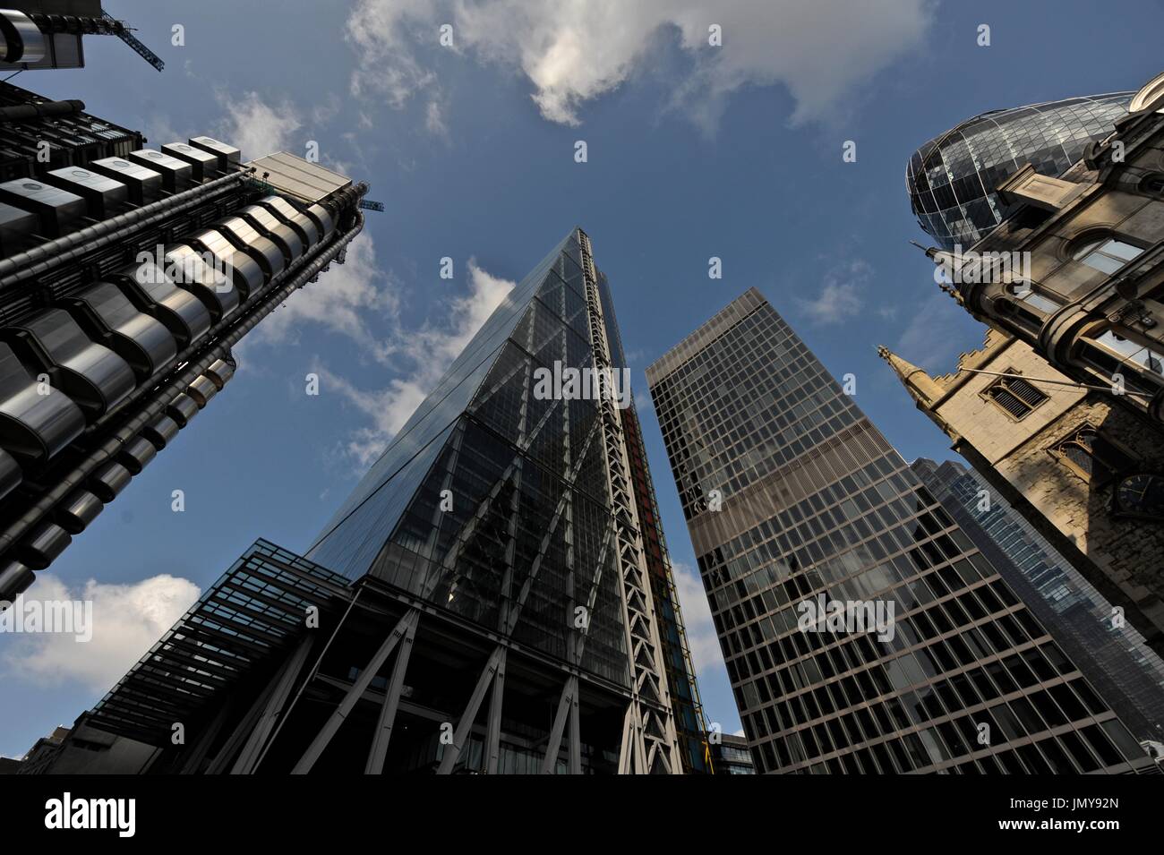 sky scrapers of city of london Stock Photo - Alamy
