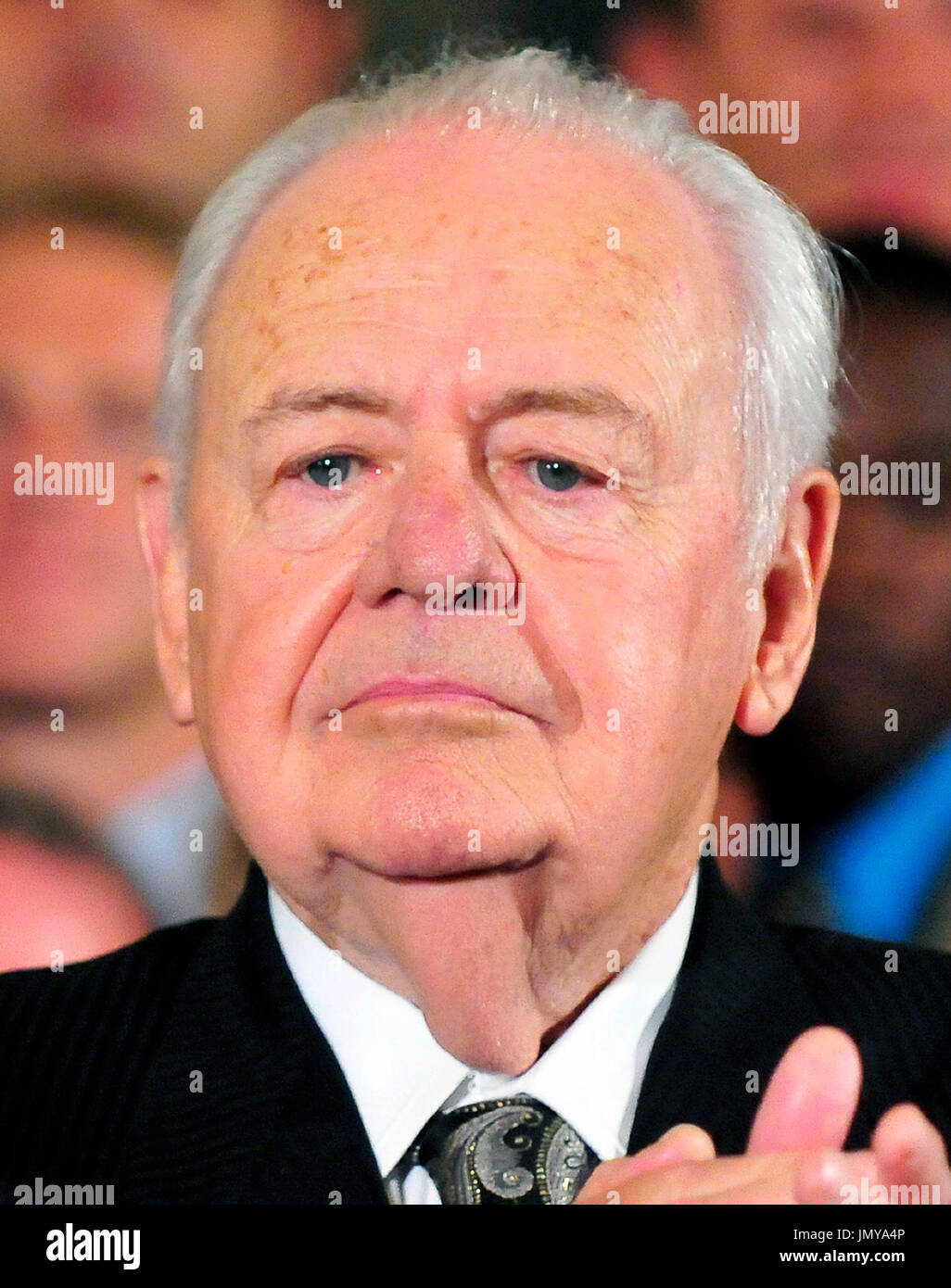 New Orleans Saints team owner Tom Benson during the ceremony where ...