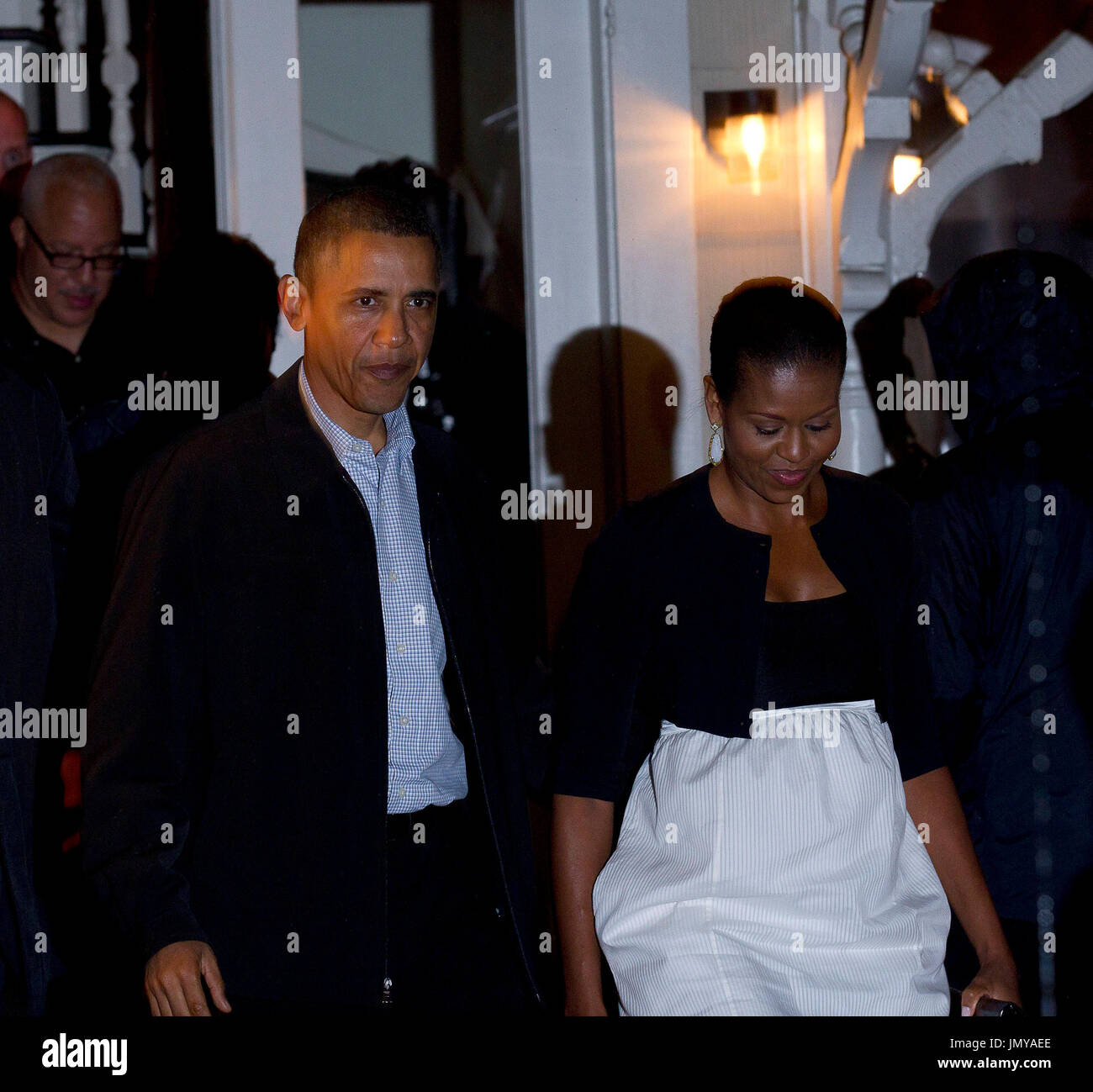 United States President Barack Obama and First Lady Michelle Obama ...