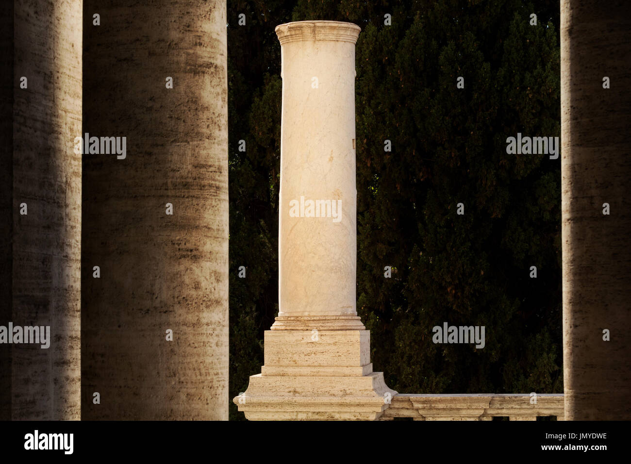 First milestone of Via Appia Stock Photo - Alamy