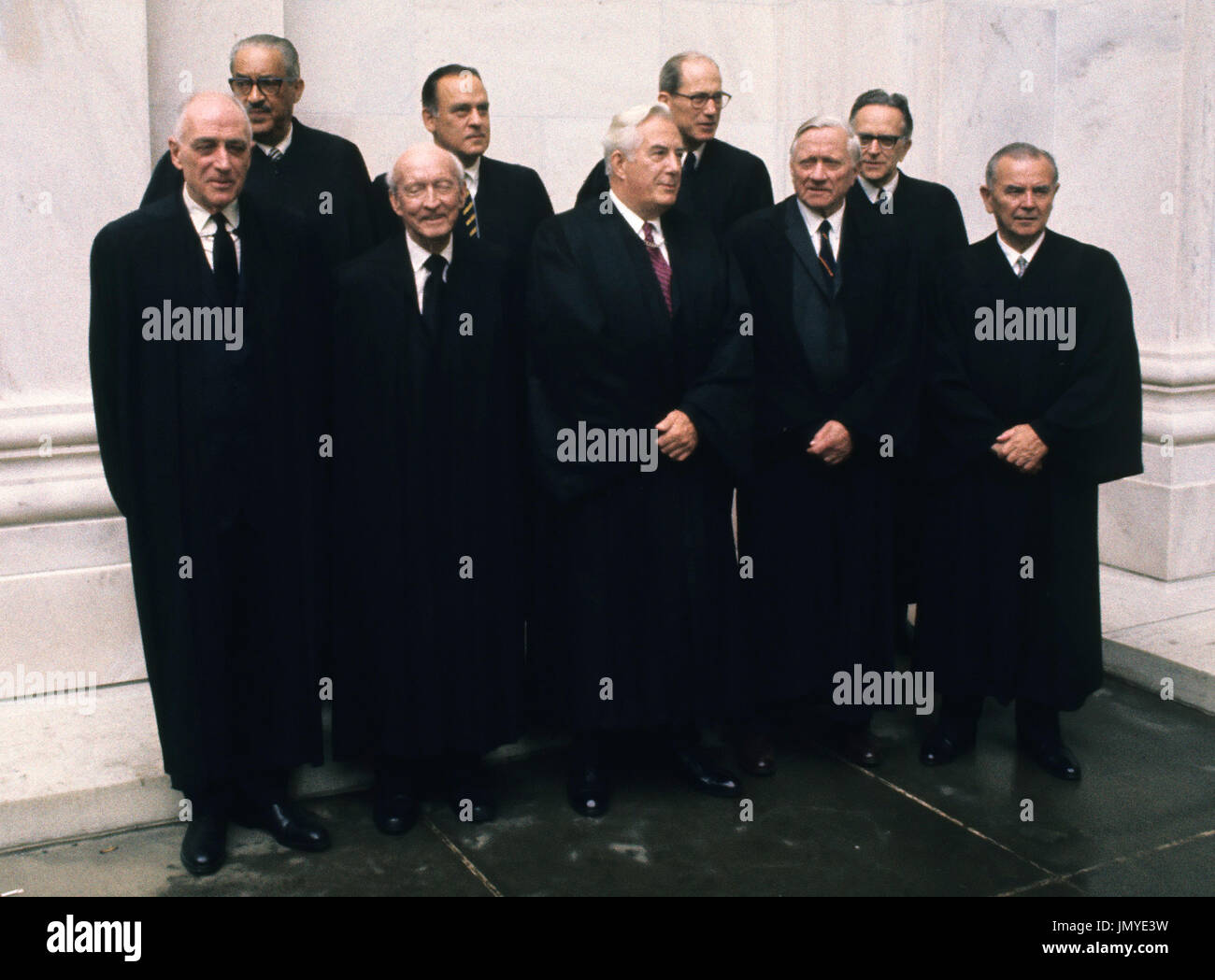 The 9 Justices of the United States Supreme Court posed for their ...