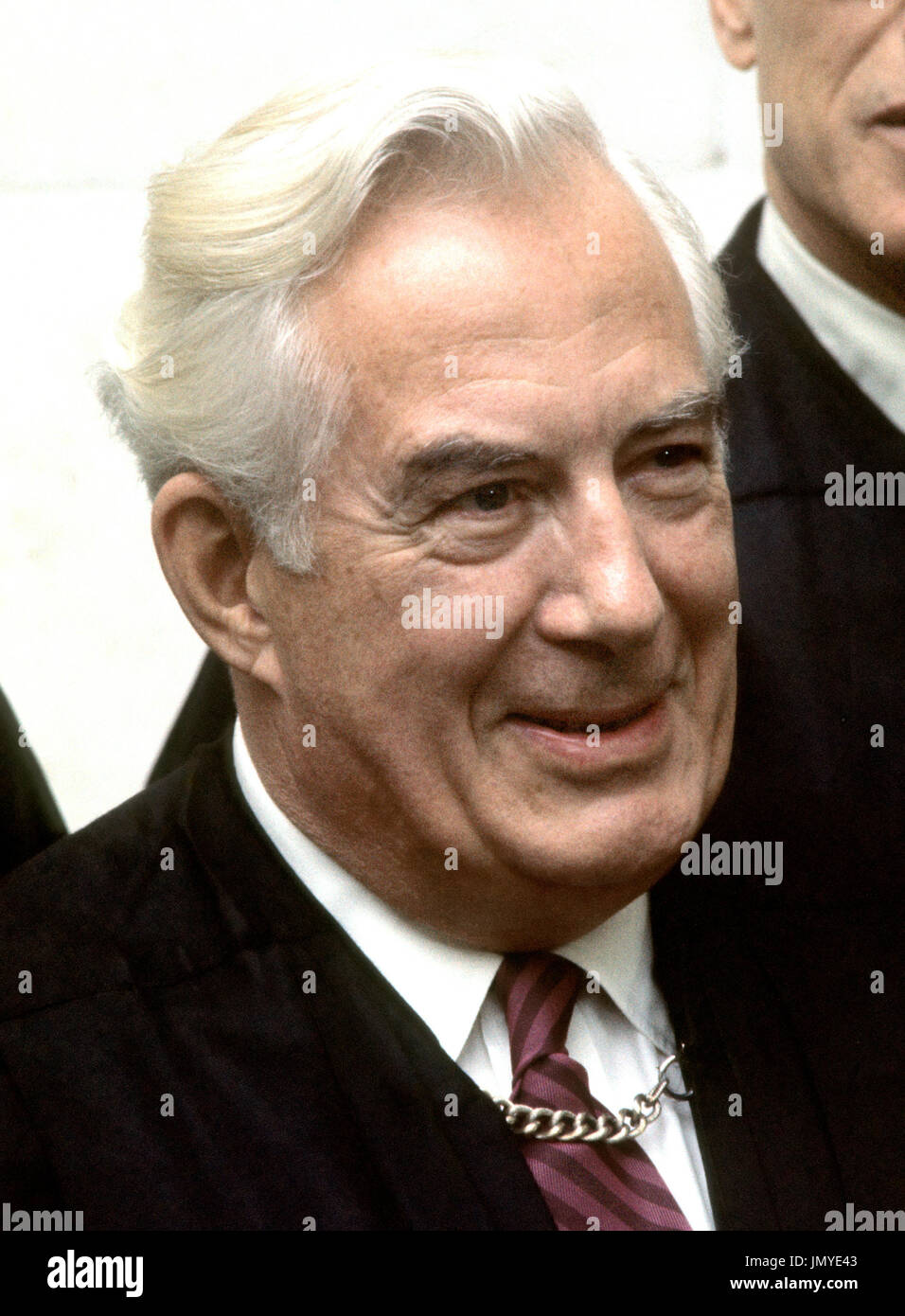 Chief Justice of the United States Warren E. Burger poses for a photo ...