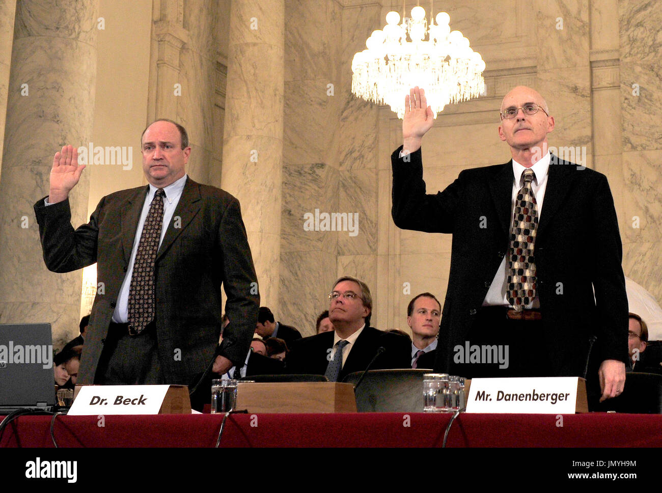 Dr. F.E. Beck , Associate Professor, Texas A&M University, left and ...