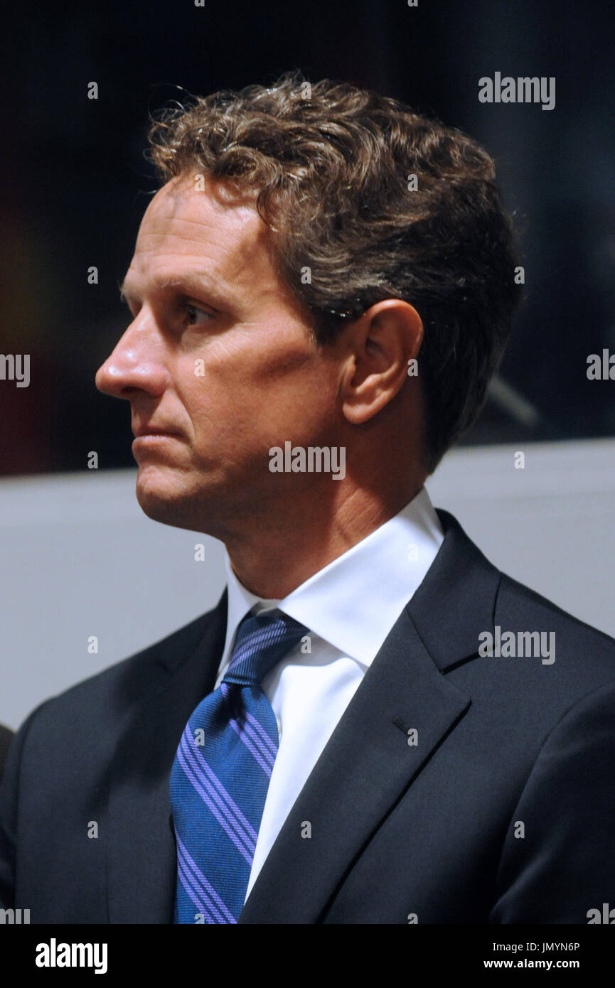 United States Secretary of the Treasury Timothy Geithner attends a ...