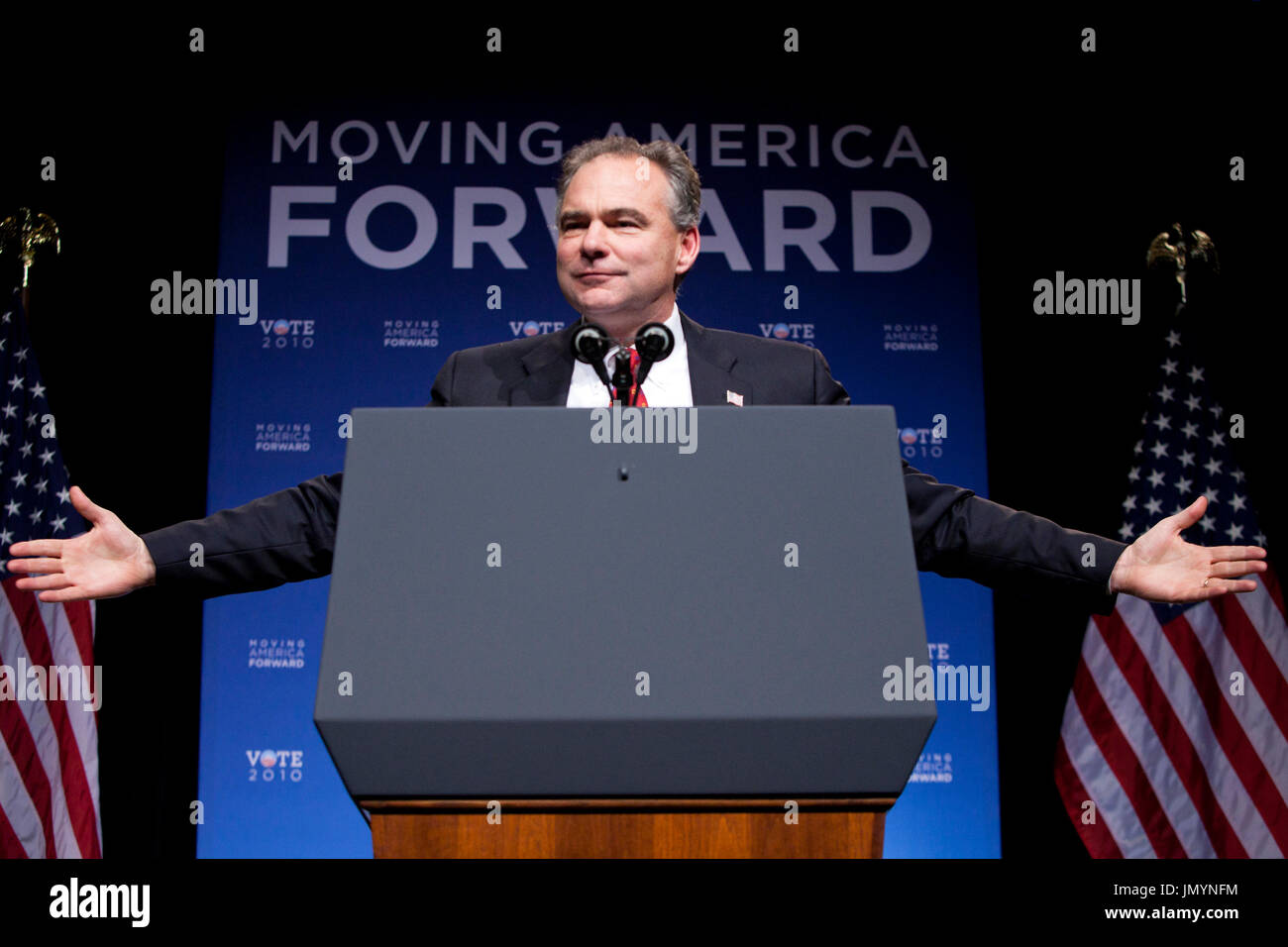 Tim Kaine, chairman of the Democratic National Committee, makes ...