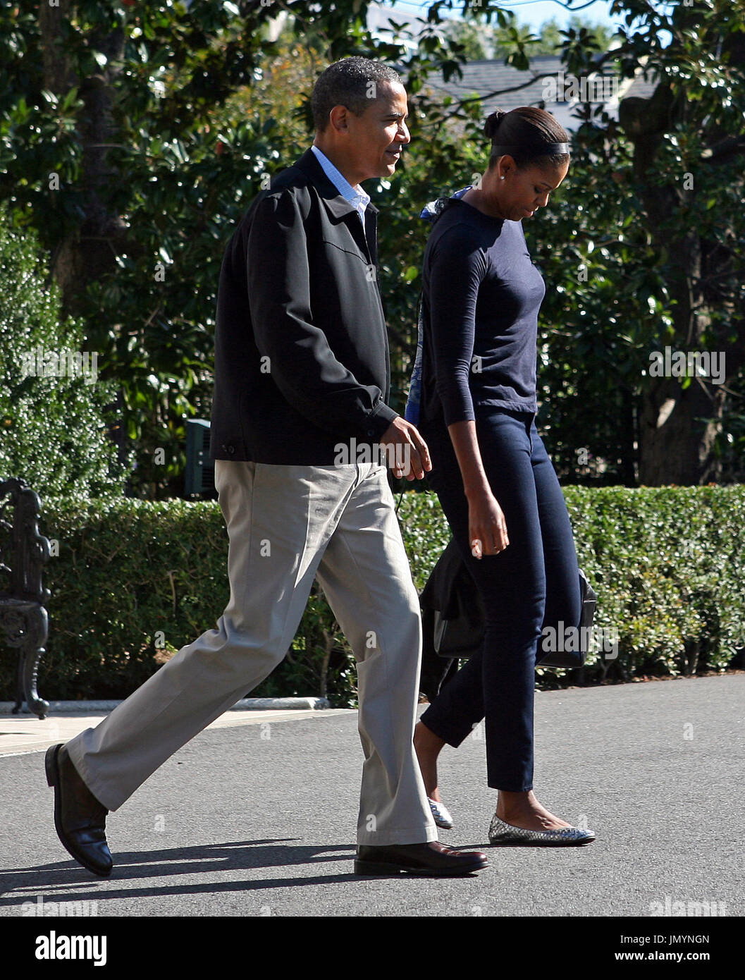 United States President Barack Obama and first lady Michelle Obama ...