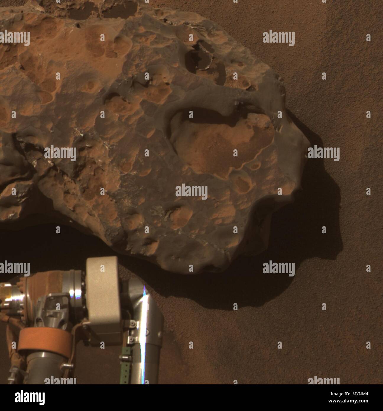 This is an image of the meteorite that NASA's Mars Exploration Rover ...