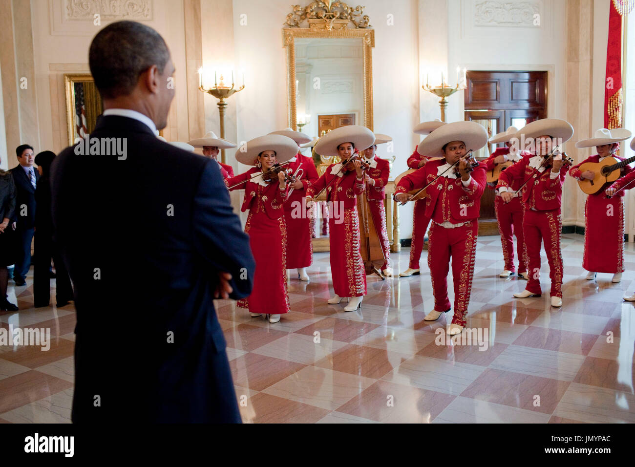 United States President Barack Obama listens to the University of Texas ...