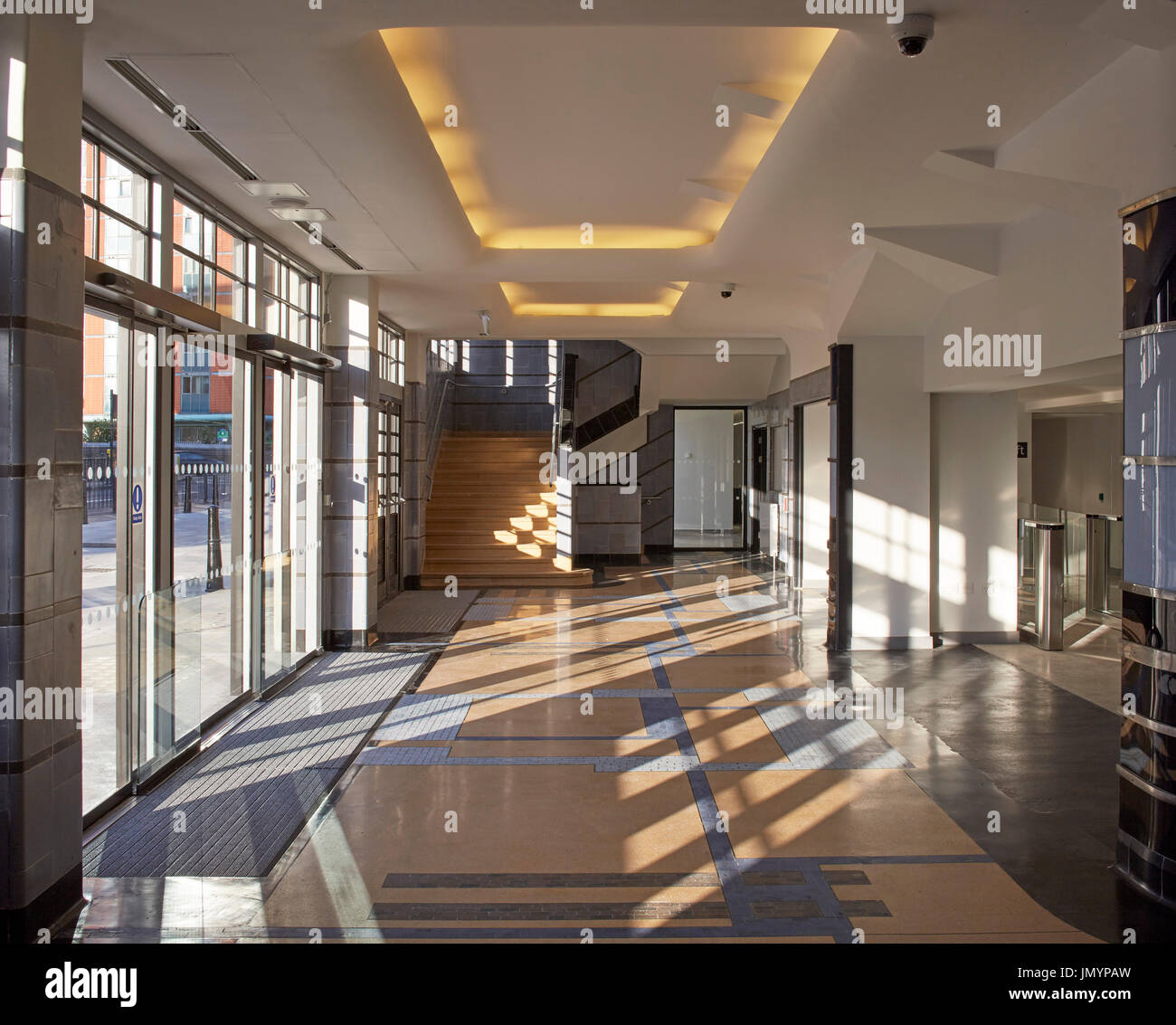 Entrance area. Poplar Baths Leisure Centre, London, United Kingdom ...