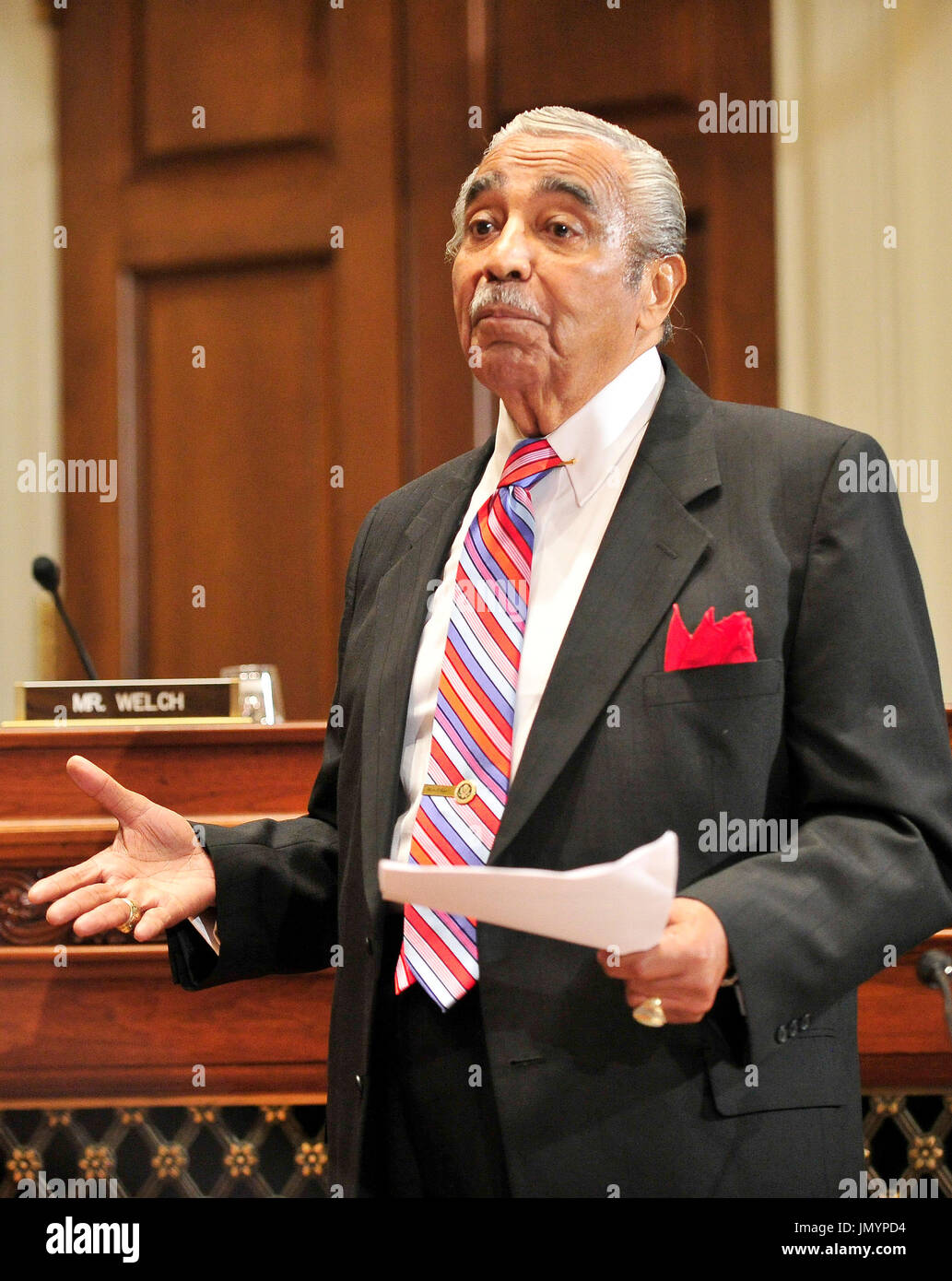United States Representative Charles Rangel (Democrat of New York ...